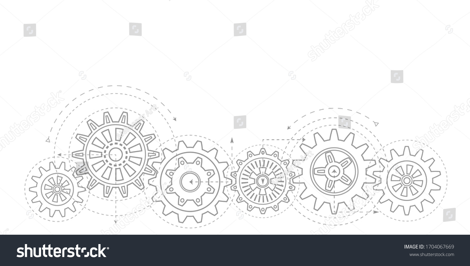 Technical Drawing Gears Rotating Mechanism Round Stok Vektör (Telifsiz ... Technical Drawing Gears Rotating Mechanism Round Stok Vektör (Telifsiz ...