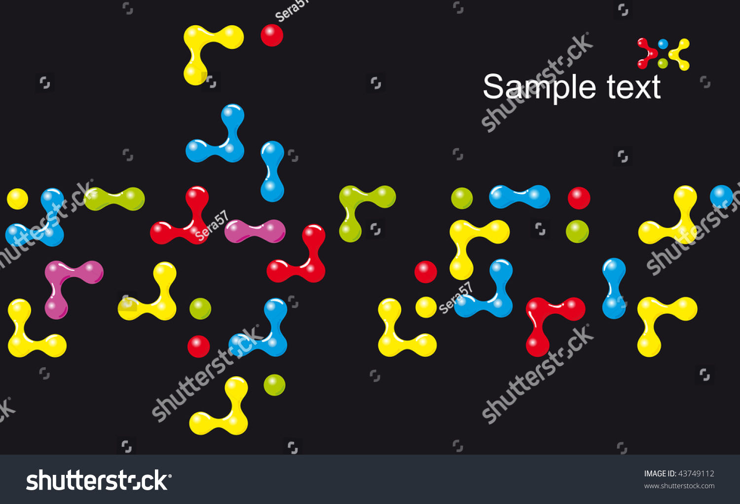 Texture Atoms: vector de stock (libre de regalías) 43749112 | Shutterstock