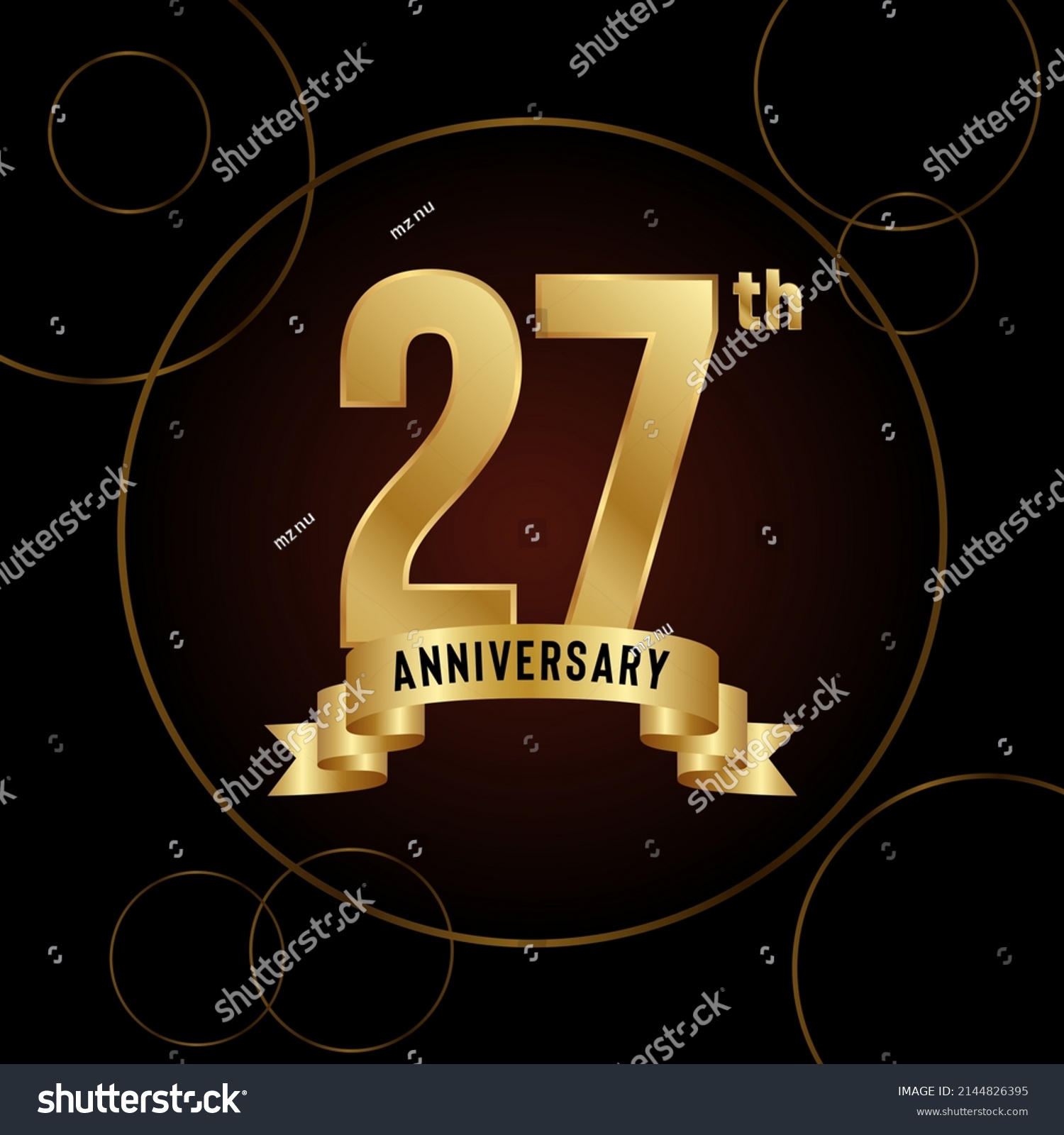 27th Anniversary Logotype Anniversary Celebration Template Stock Vector ... 27th Anniversary Logotype Anniversary Celebration Template Stock Vector ...