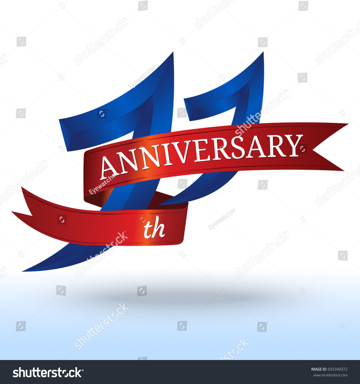 11th Years Anniversary Symbol Vector Stock Vector (Royalty Free ...