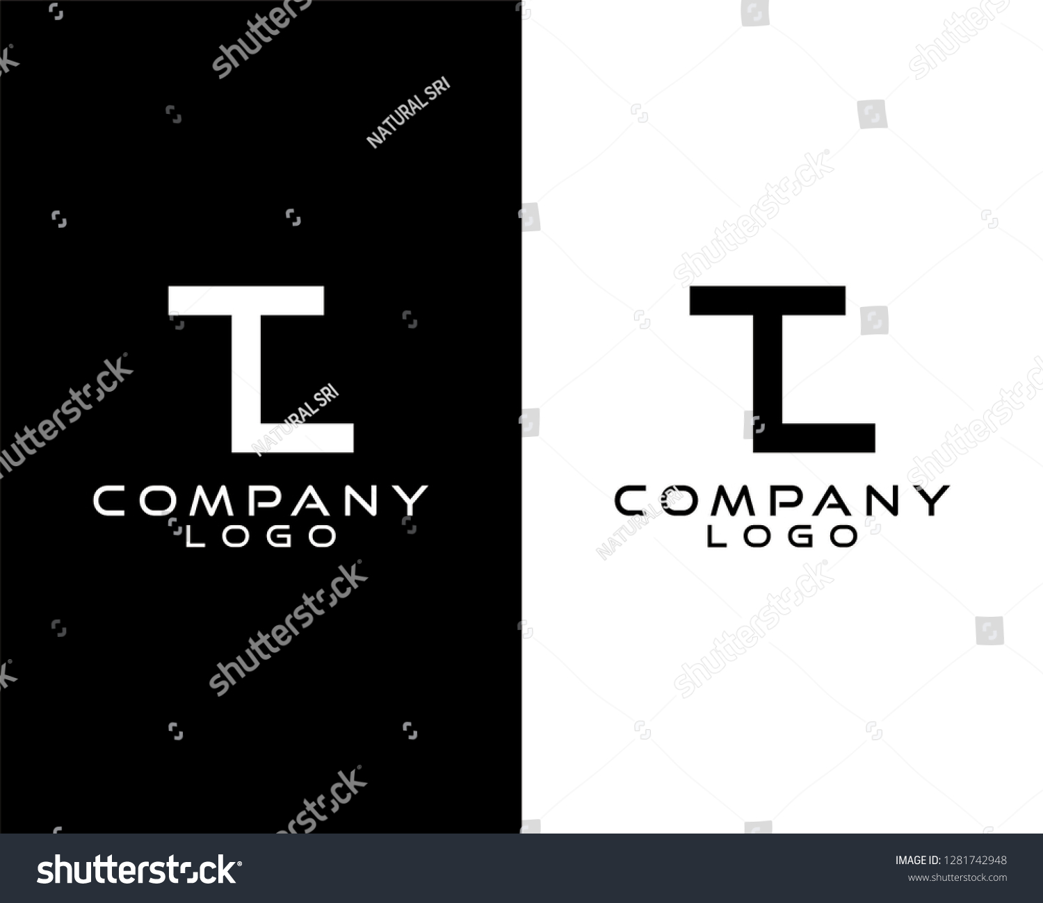 Tllt Initials Company Logo Vector Stock Vector (Royalty Free) 1281742948