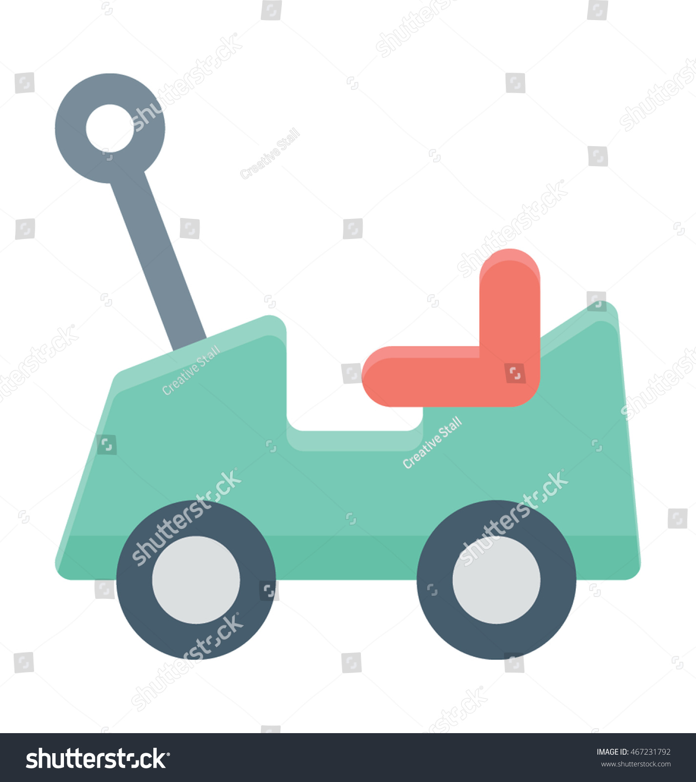 Toy Car Vector Icon Stock Vector (Royalty Free) 467231792 | Shutterstock