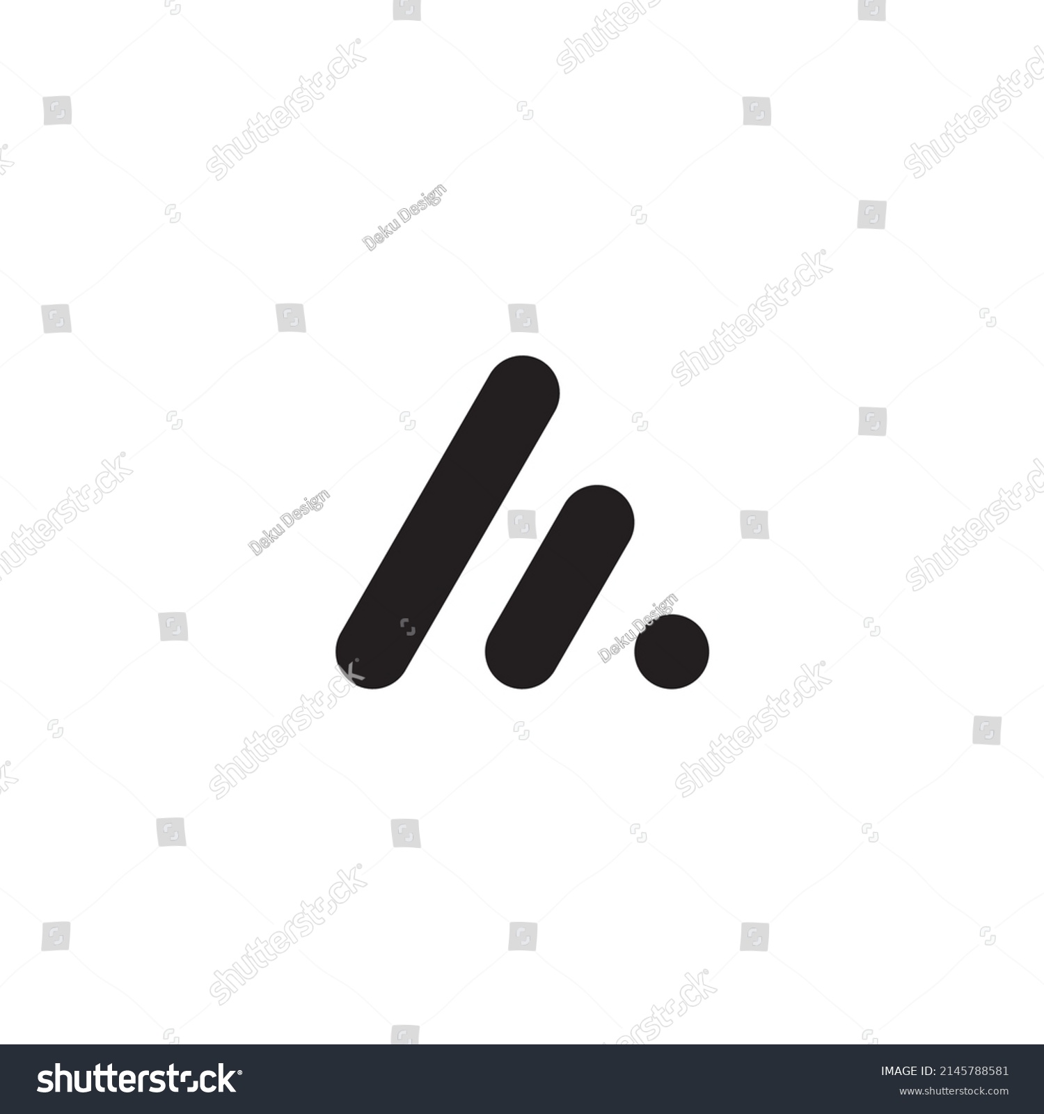Triangle Capsule Pill Simple Symbol Logo Stock Vector (Royalty Free ...