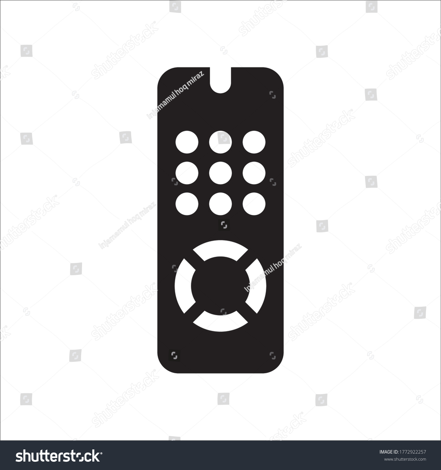 Tv Remote Icon Vector Illustration Stock Vector (Royalty Free ...