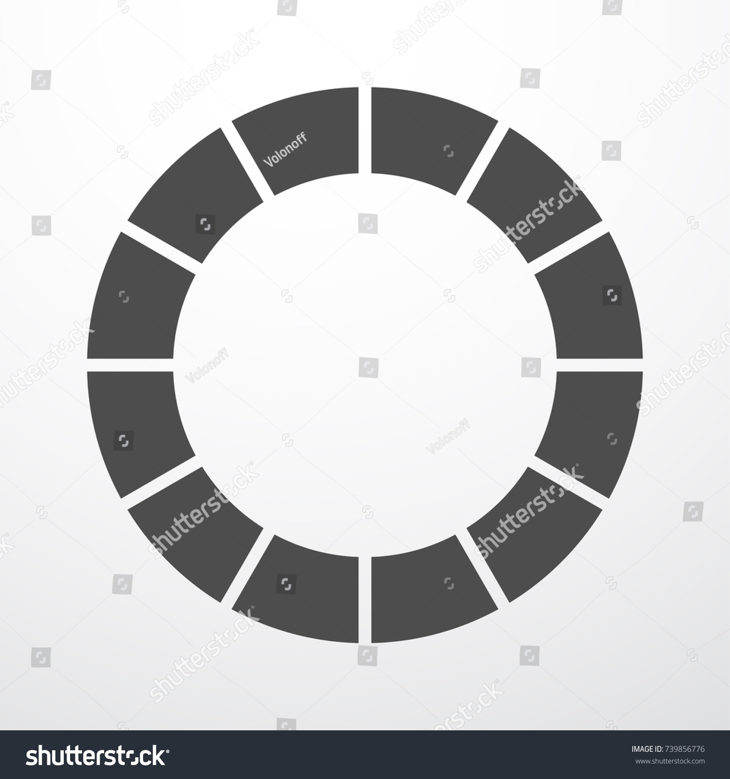 386 12 piece circle Images, Stock Photos & Vectors | Shutterstock