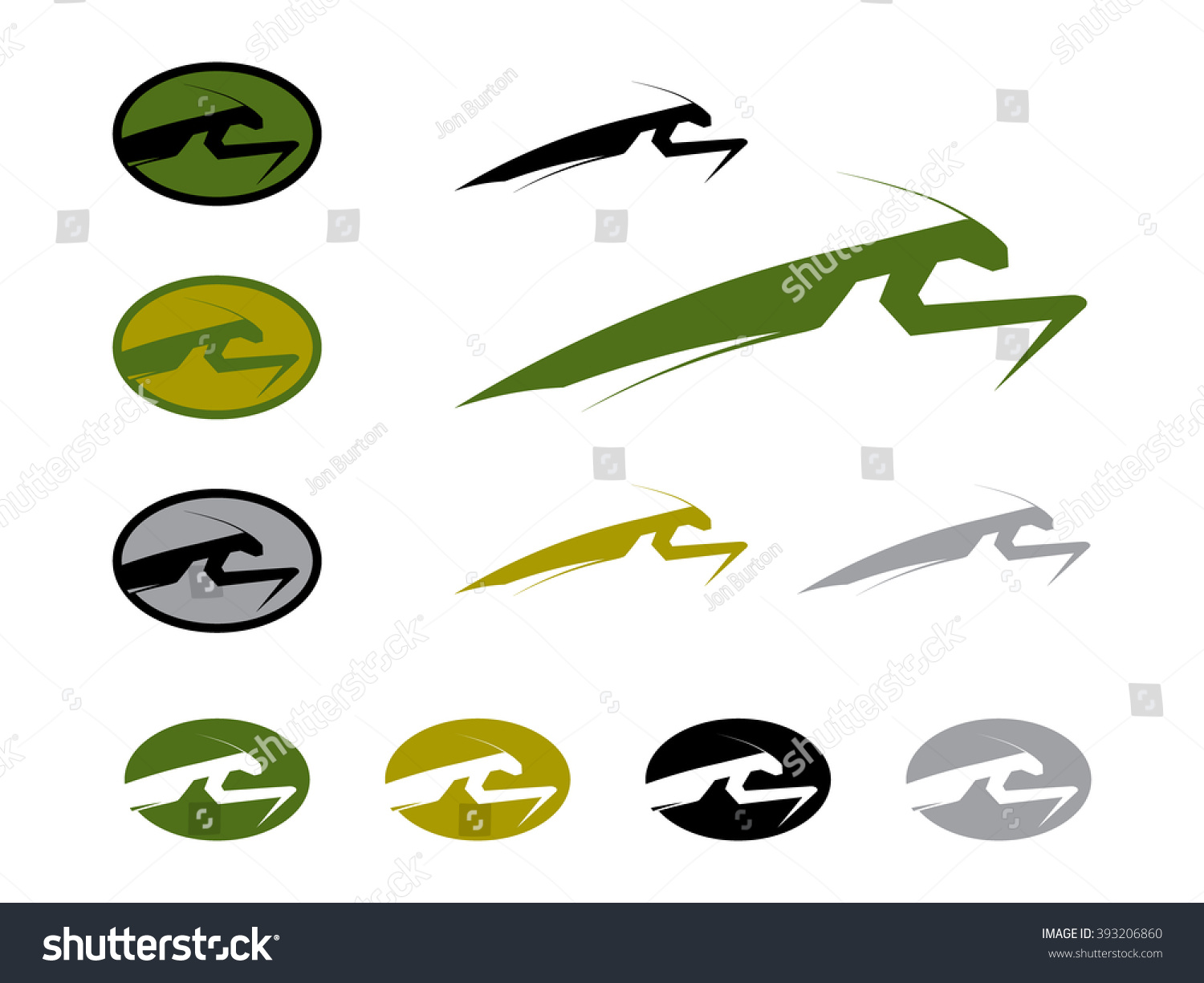 11 Various Praying Mantis Icons Stock Vector (Royalty Free) 393206860