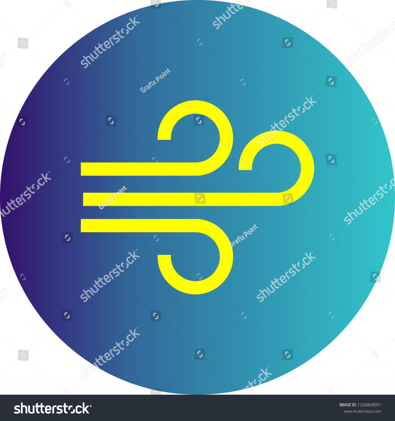Vector Air Blow Icon Stock Vector (Royalty Free) 1326869051 | Shutterstock