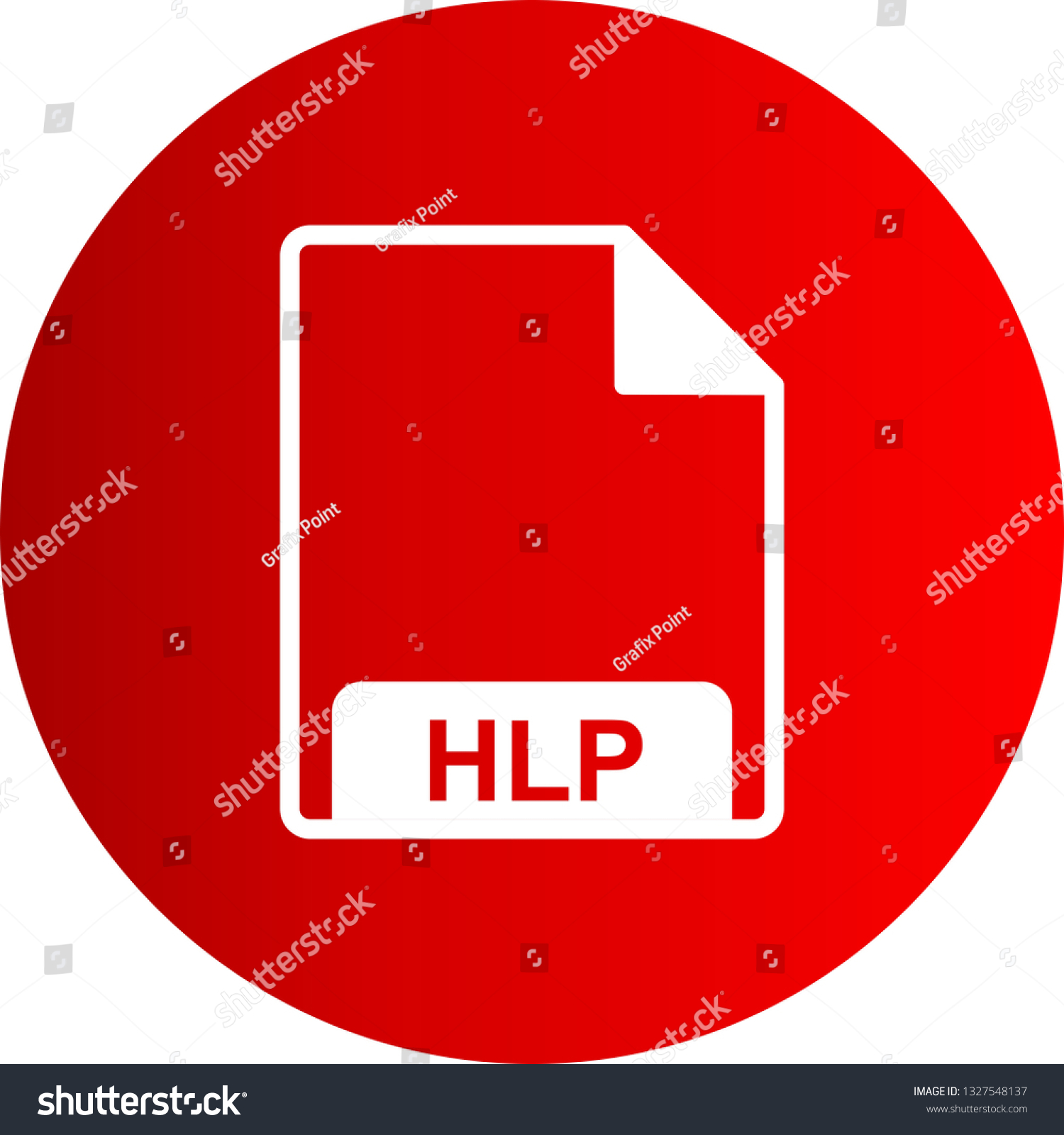Vector Hlp Icon Stock Vector (Royalty Free) 1327548137 | Shutterstock