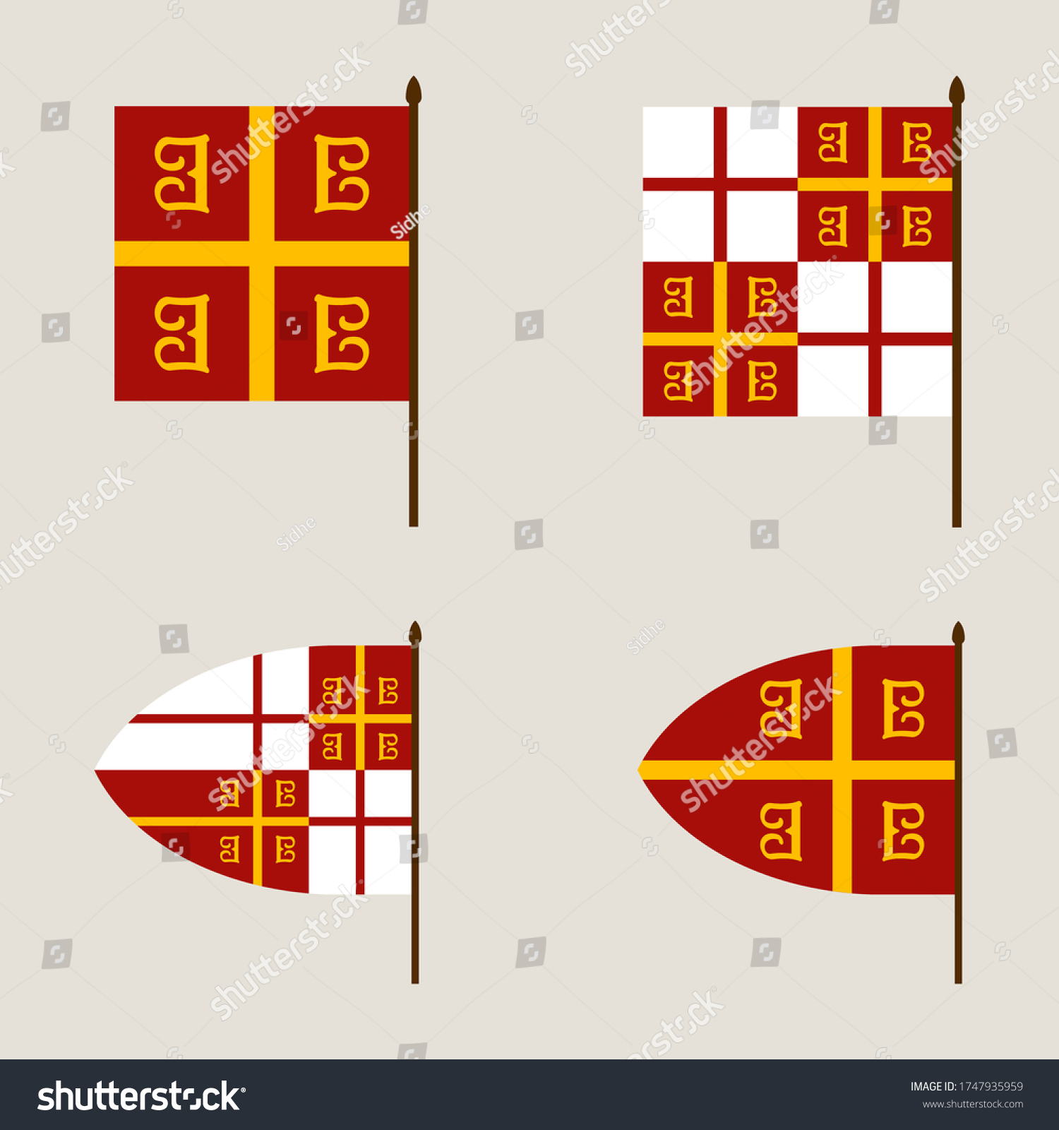 229 Byzantine flag Stock Illustrations, Images & Vectors | Shutterstock