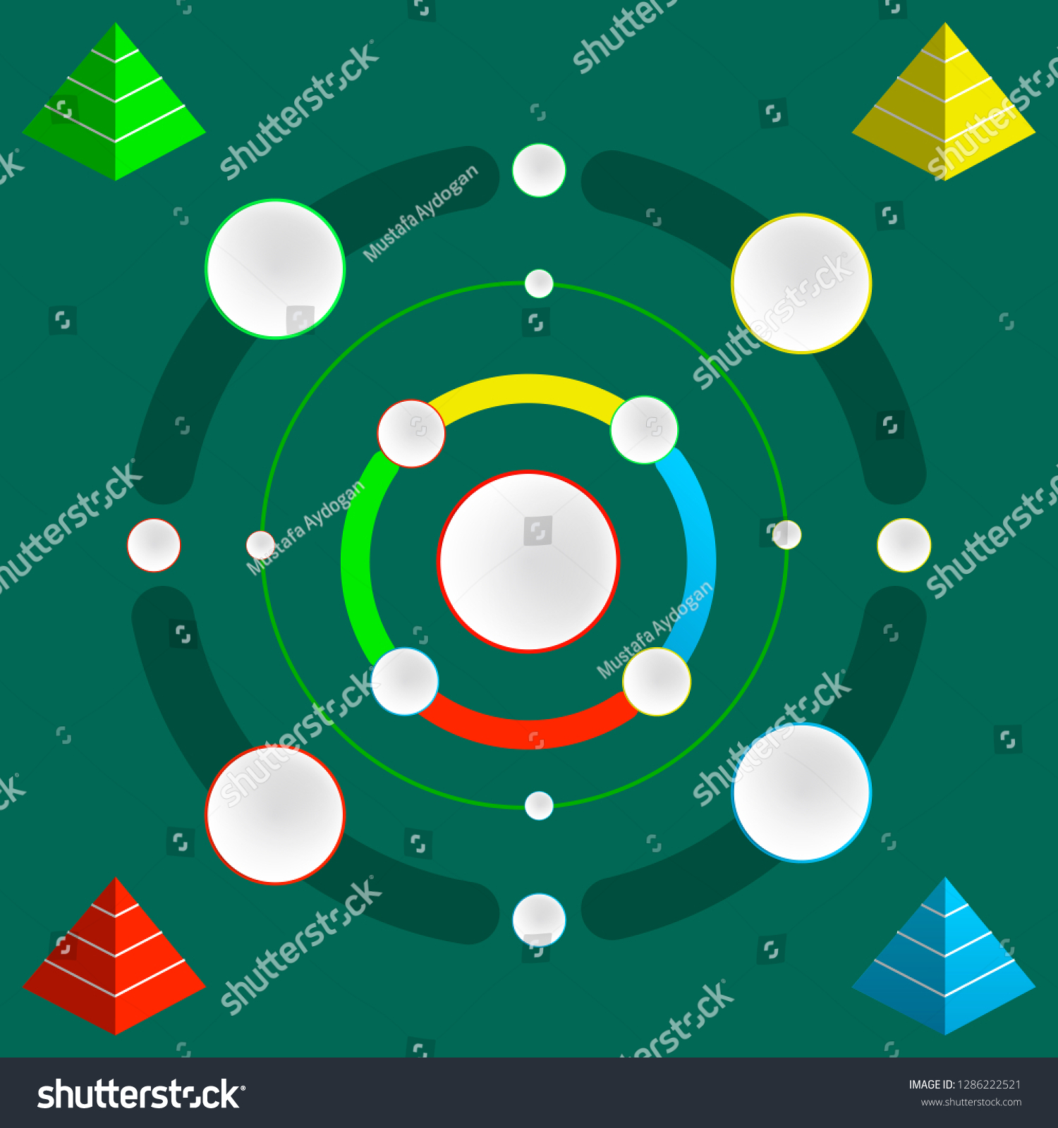 Vector Pyramid Infographic Stock Vector (Royalty Free) 1286222521 ...