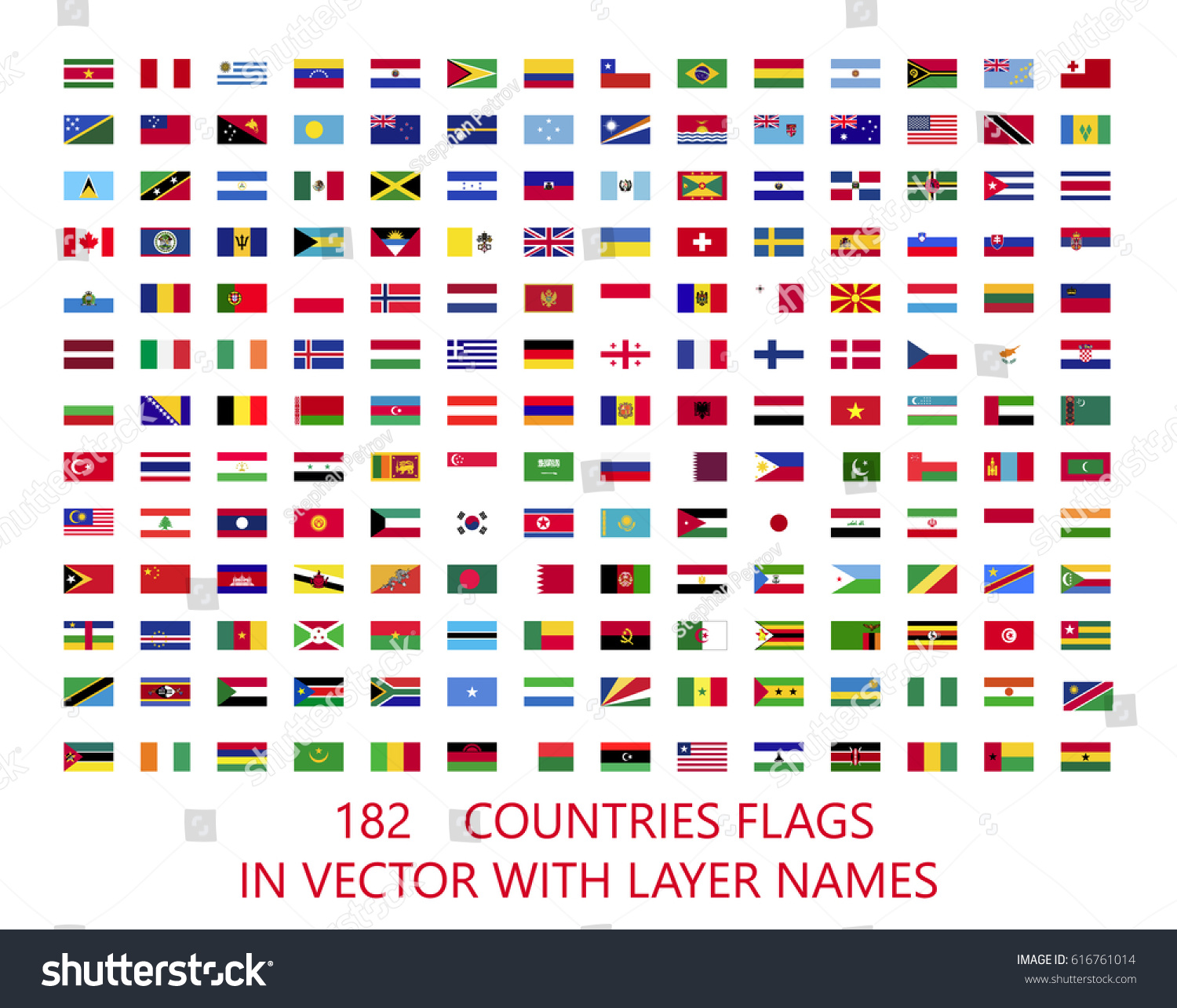 182 Vector Rectangular Flags Most Popular: vetor stock (livre de ...