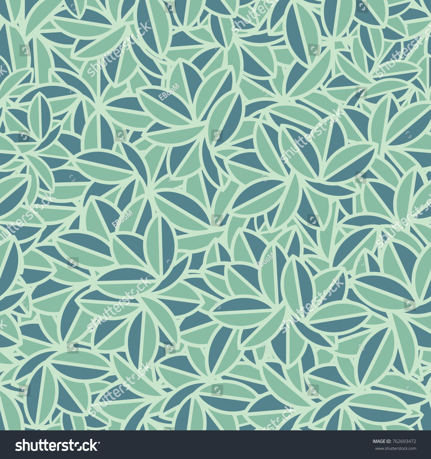 Vector Succulent Texture Seamless Pattern Background Stock Vector ...