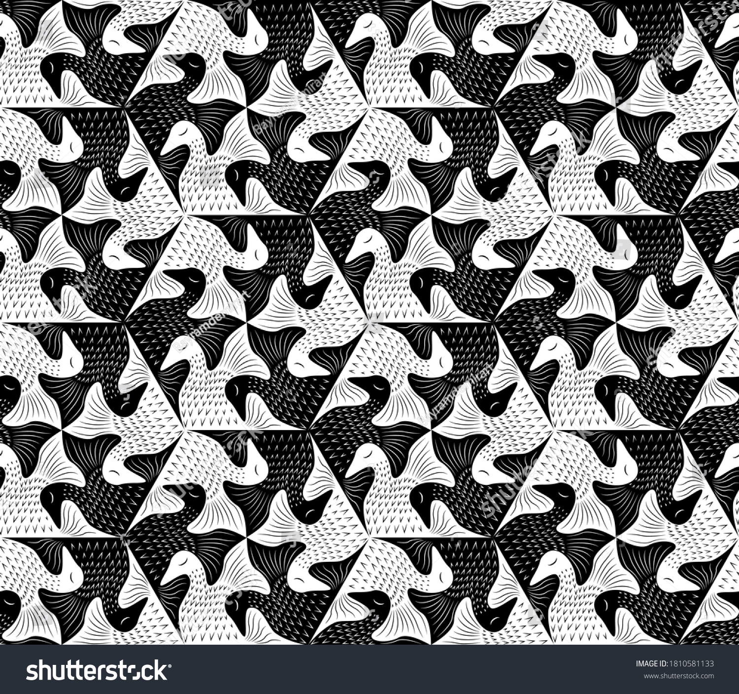 5,383 Escher patterns Images, Stock Photos & Vectors | Shutterstock