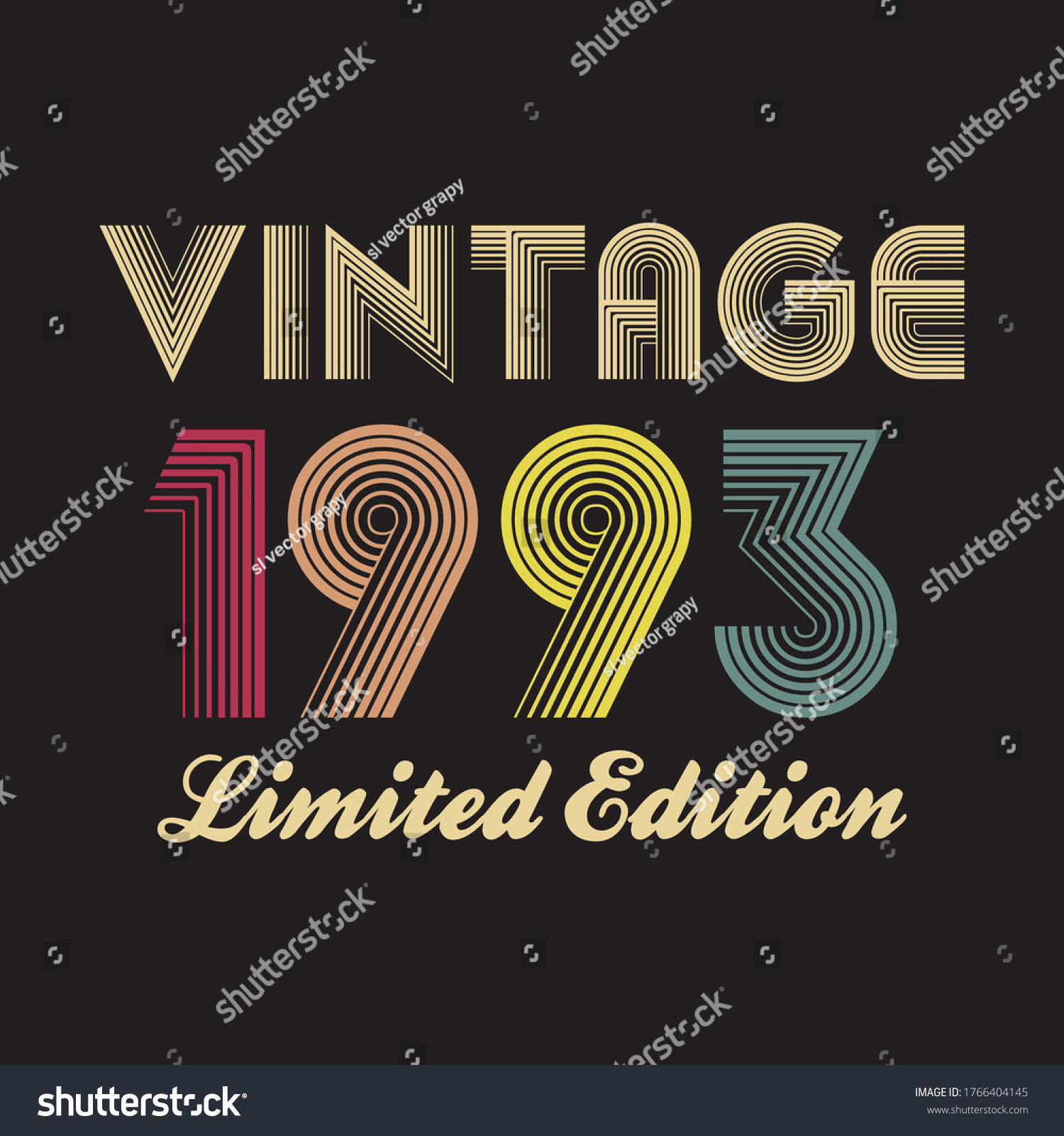 1993 Vector Vintage Retro Tshirt Design: Vector có sẵn (miễn phí bản ...
