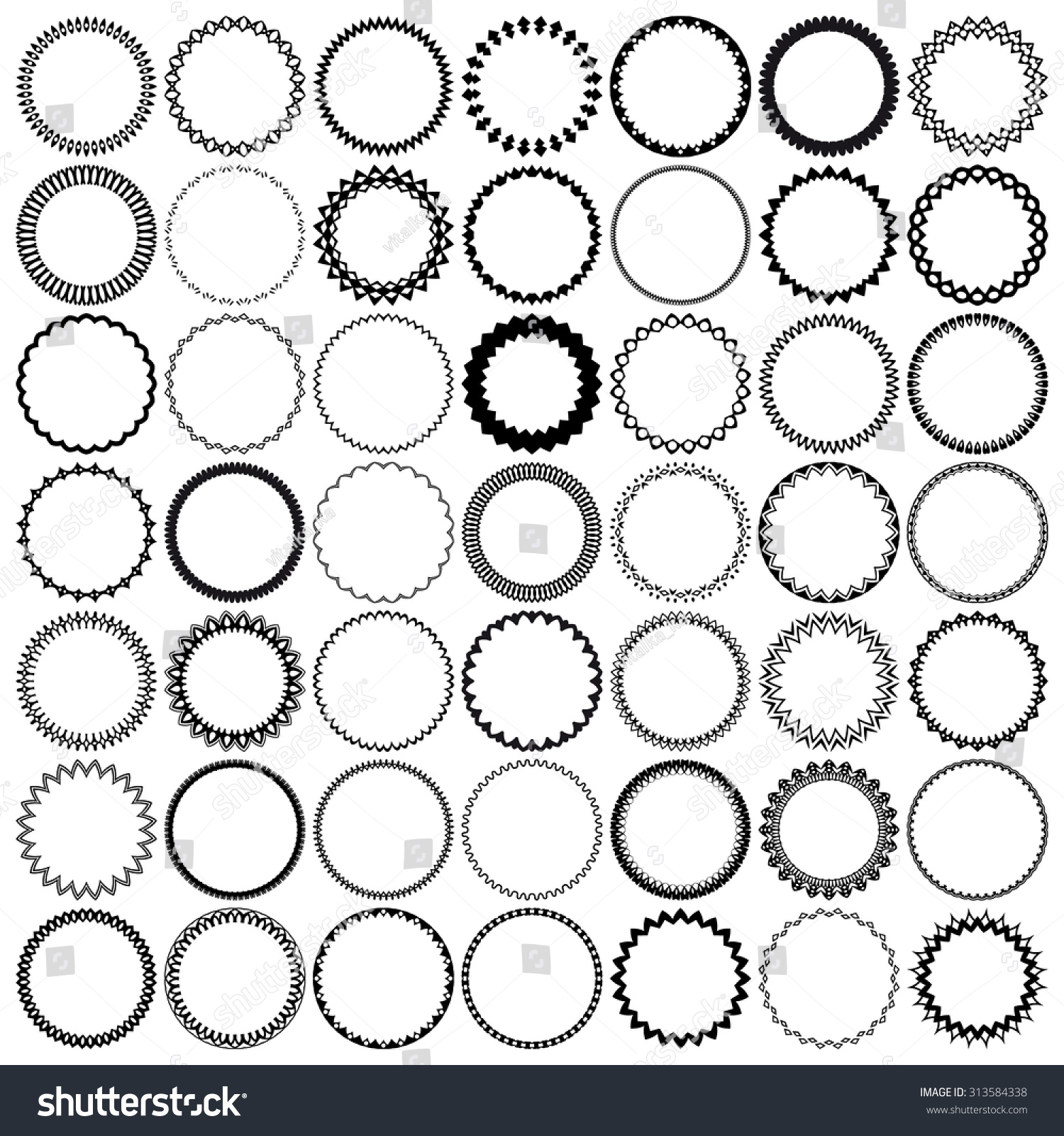 Round border pattern : 376 916 images, photos et images vectorielles de ...