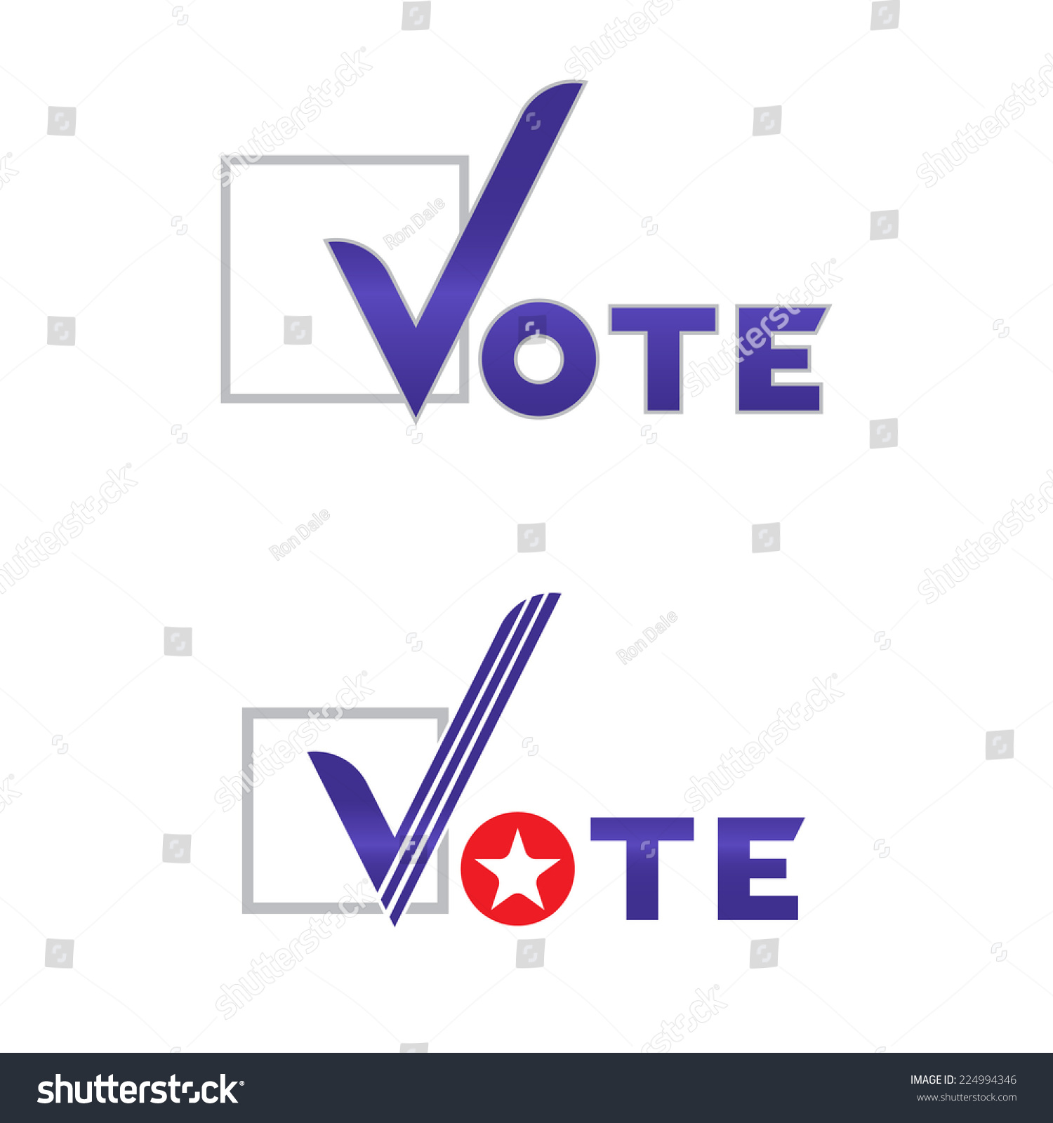 Vote Checkbox Icon: เวกเตอร์สต็อก (ปลอดค่าลิขสิทธิ์) 224994346 ...