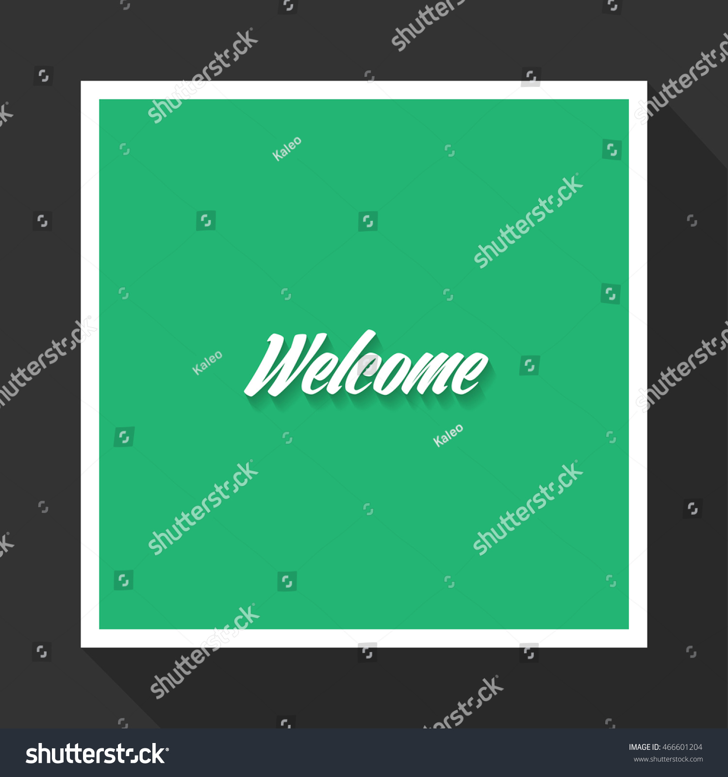 Welcome Vector Illustration Stock Vector (Royalty Free) 466601204