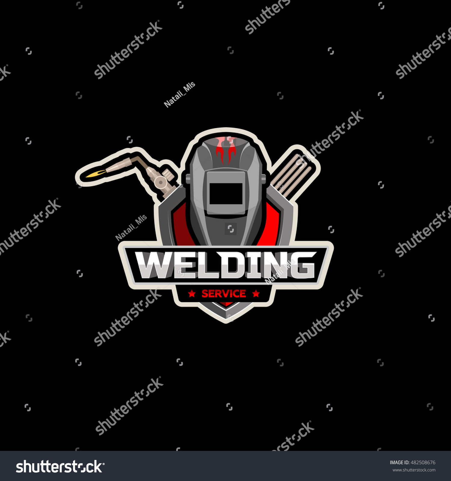 Welding Logo Icon Emblem Vector: Vector có sẵn (miễn phí bản quyền ...