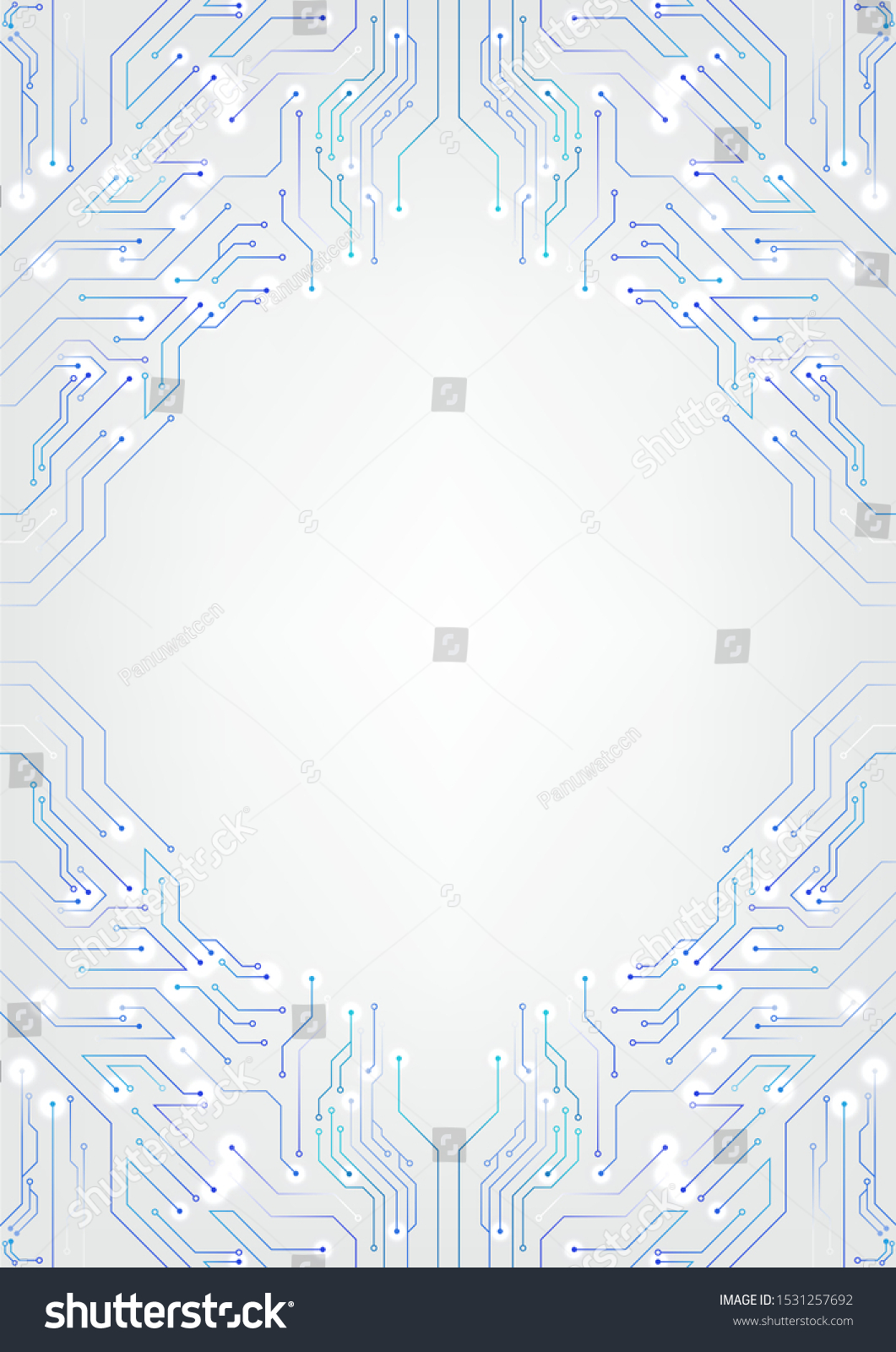 White Technology Background Circuit Diagrams: เวกเตอร์สต็อก (ปลอดค่า ...