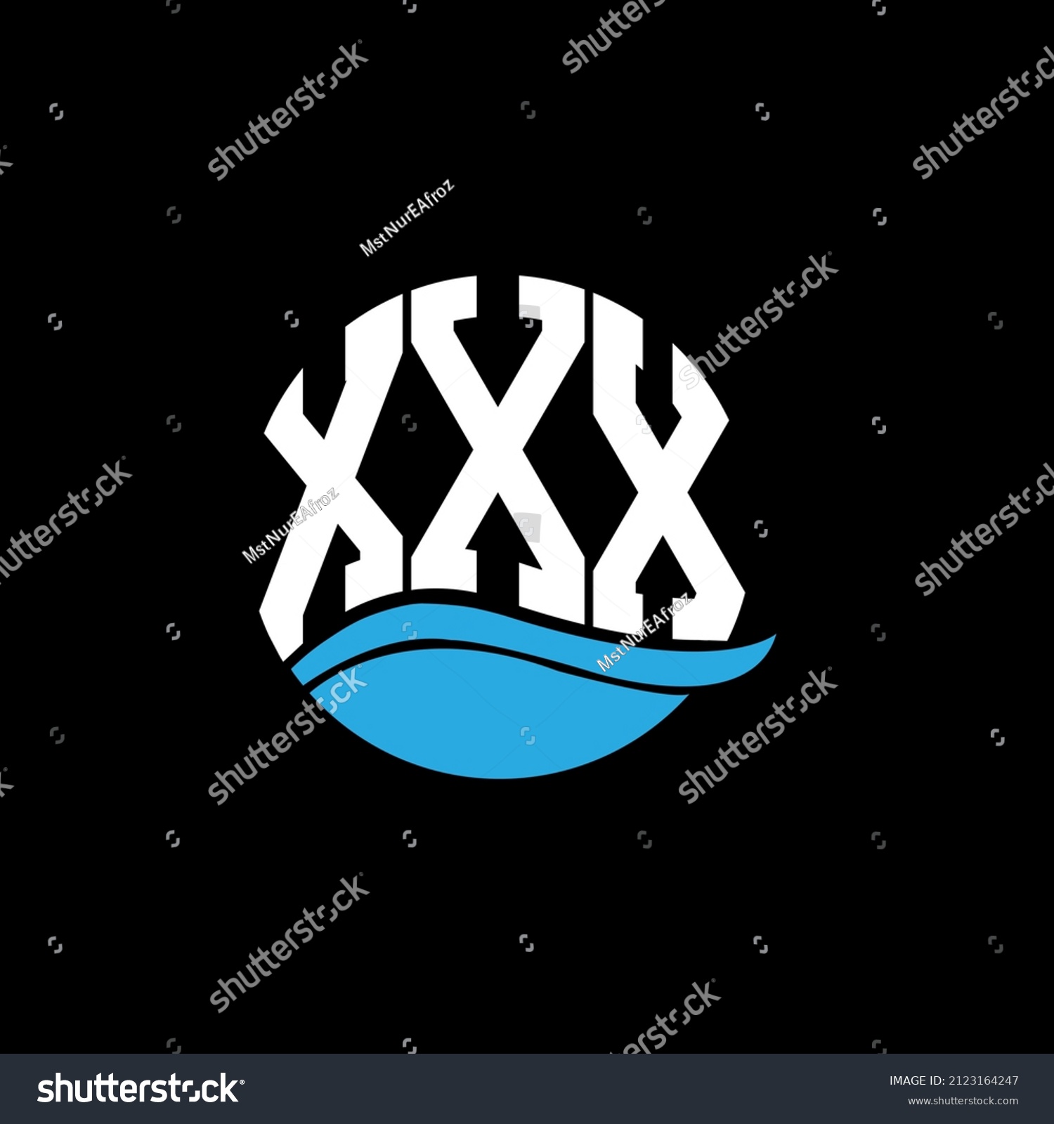 3x Logo Monogram Isolated On Circle Stock Vector (Royalty Free ...