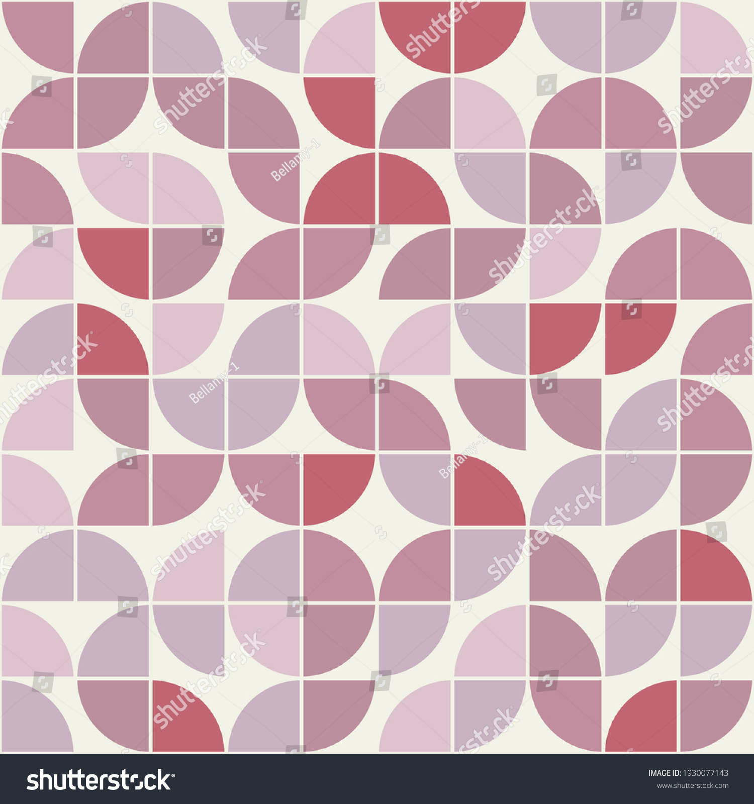 10x10 Rose Quarters Pattern Vector Pink Stock Vector (Royalty Free ...
