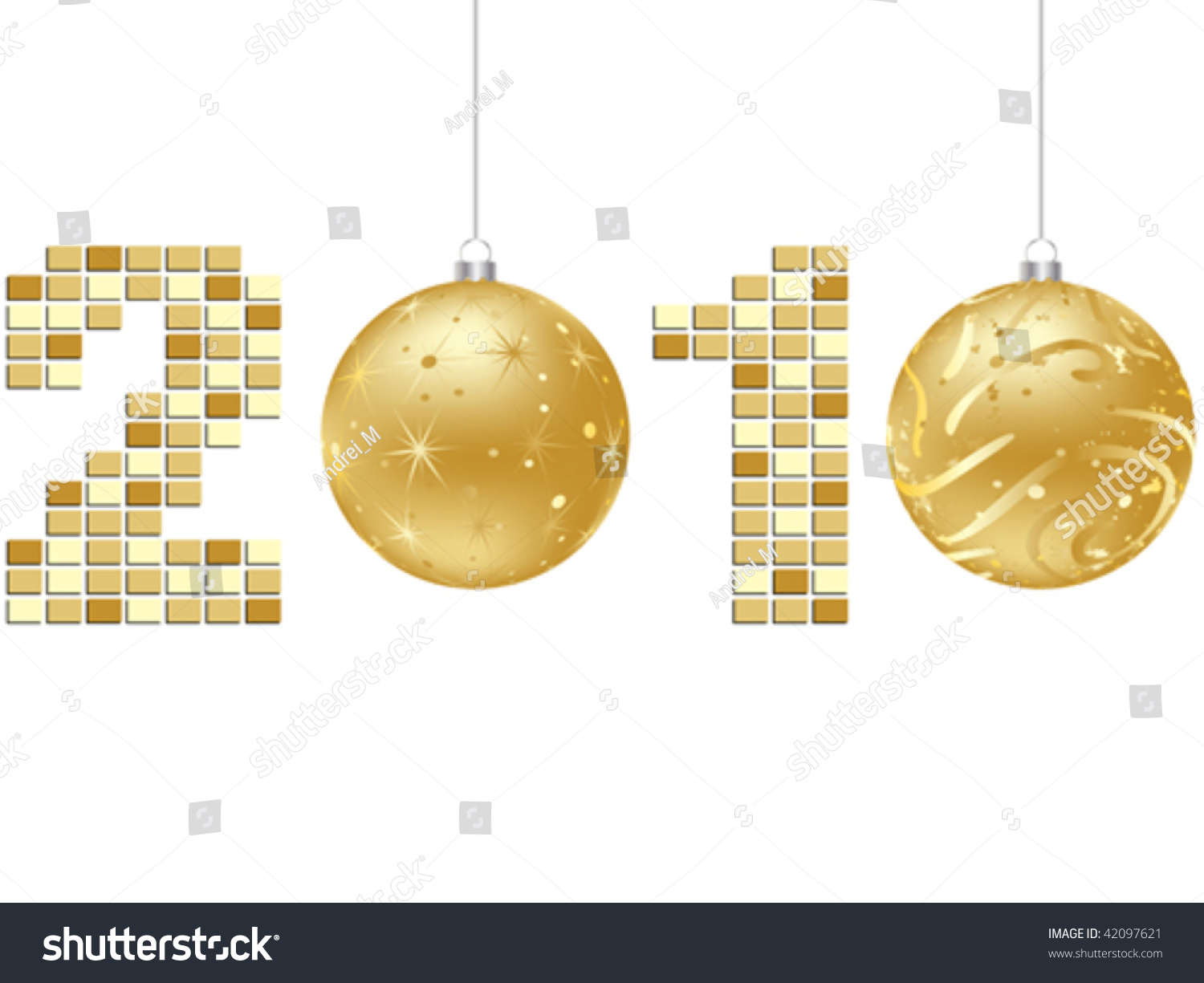 2010 Year Vector Illustration Stock Vector (Royalty Free) 42097621 ...