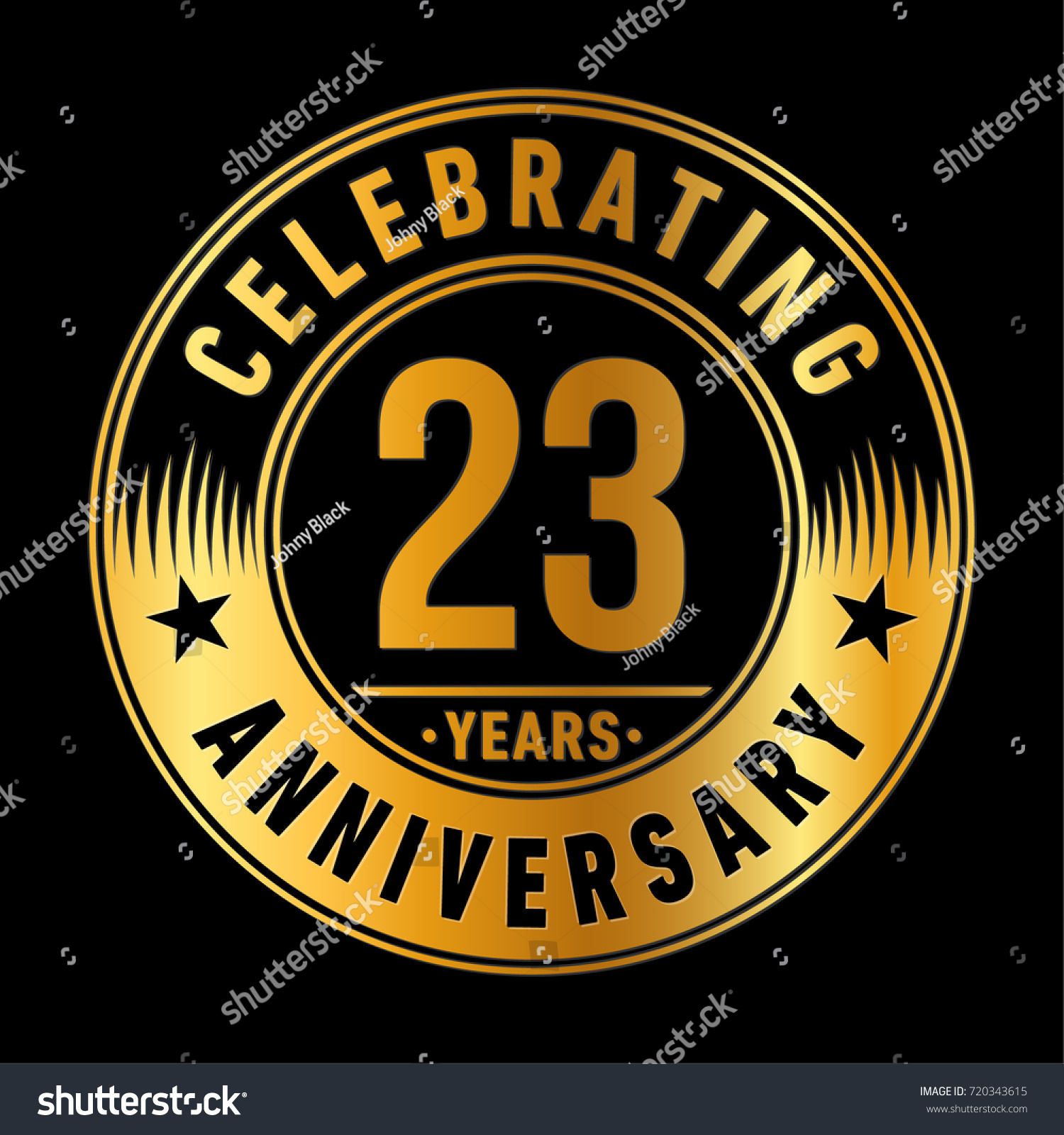 23-years-anniversary-logo-vector-illustration-stock-vector-720343615