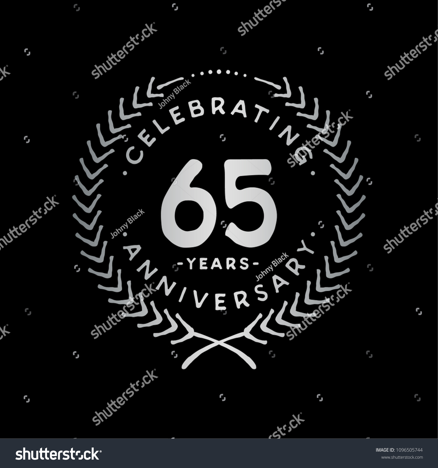 65 Years Design Template 65th Vector: Vector có sẵn (miễn phí bản quyền ...