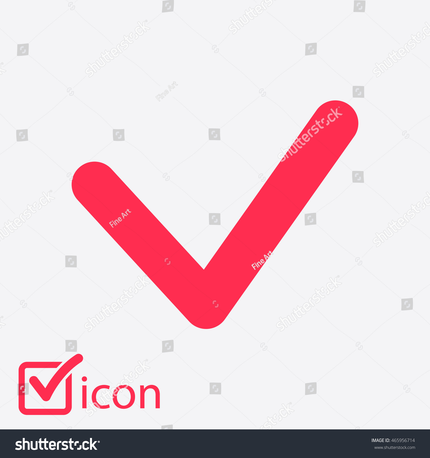 Yes Icon Vector Illustration Flat Design Stock Vector (Royalty Free ...