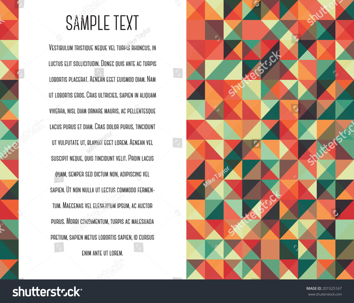 Blank Layout Pixel Art Style Stock Vector (Royalty Free) 201525167 ...