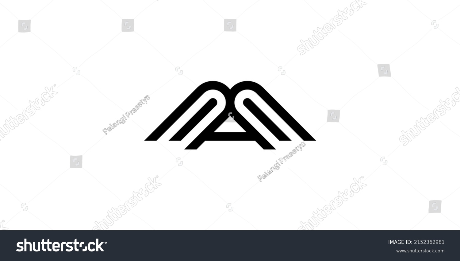 Book Wing Monogram Logo Stock Vector (Royalty Free) 2152362981 ...