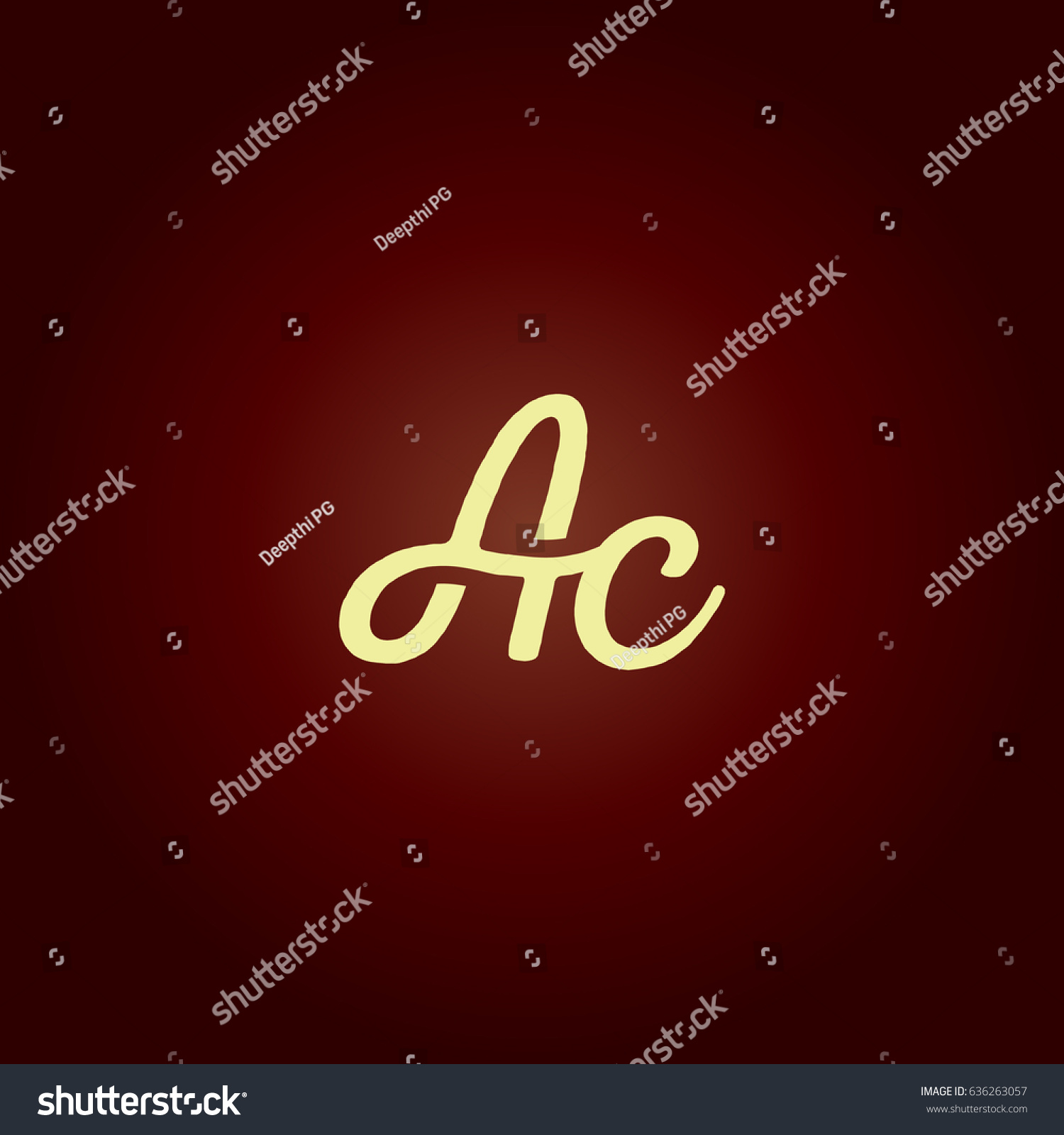 C Running Letter Joint Logo Vector Stock Vector (Royalty Free ...