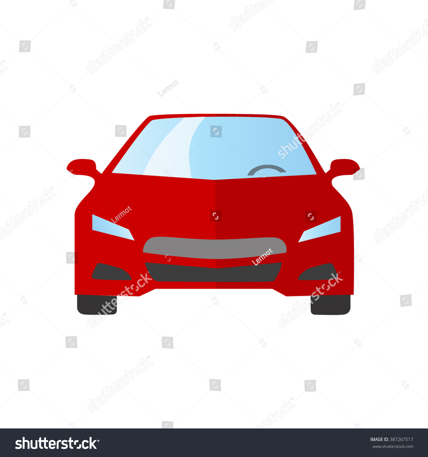 Car Vector Graphic: vector de stock (libre de regalías) 387267517 ...