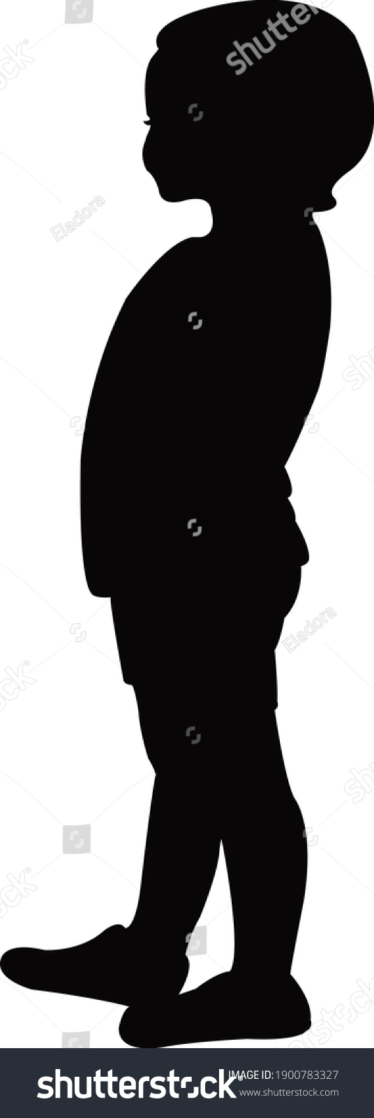 Child Body Silhouette Vector: เวกเตอร์สต็อก (ปลอดค่าลิขสิทธิ์ ...