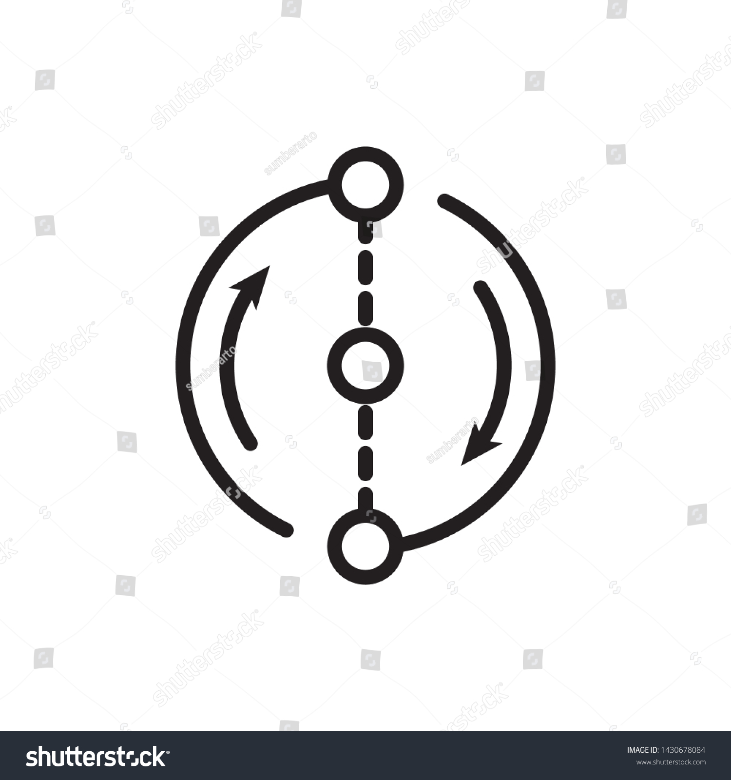 Concept Consistency Two Moving Objects Stock Vector (Royalty Free ...