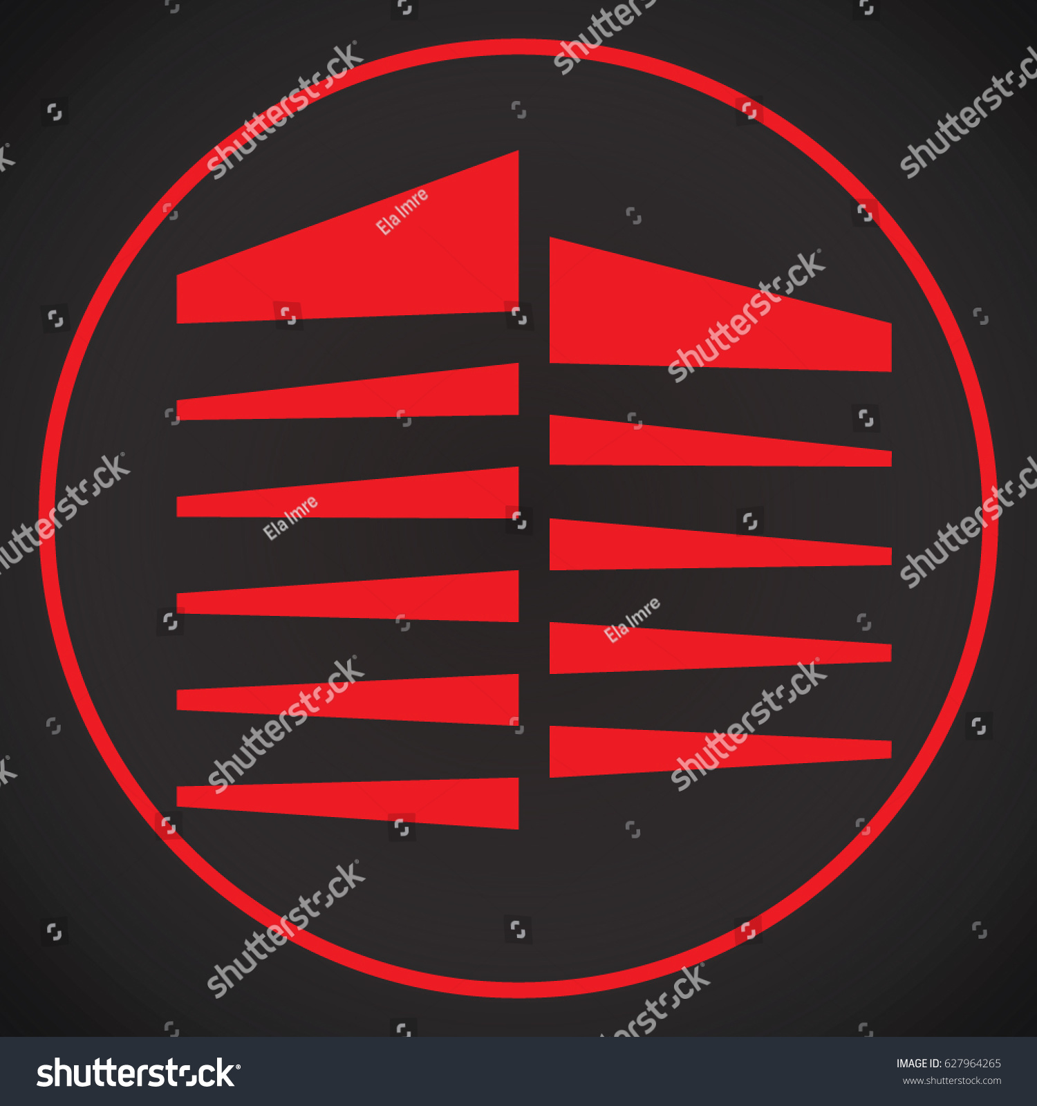 Construction Building Red Logo Stock Vector (Royalty Free) 627964265 ...