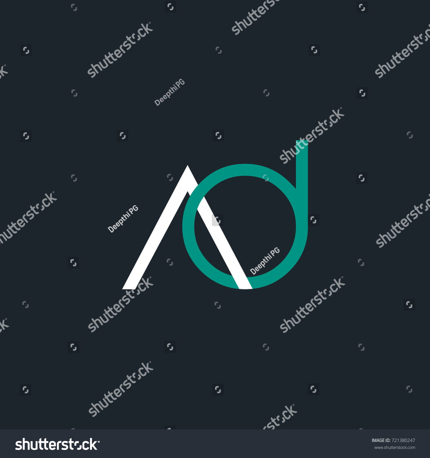 D Joint Logo Design Vector Template Stock Vector (Royalty Free ...