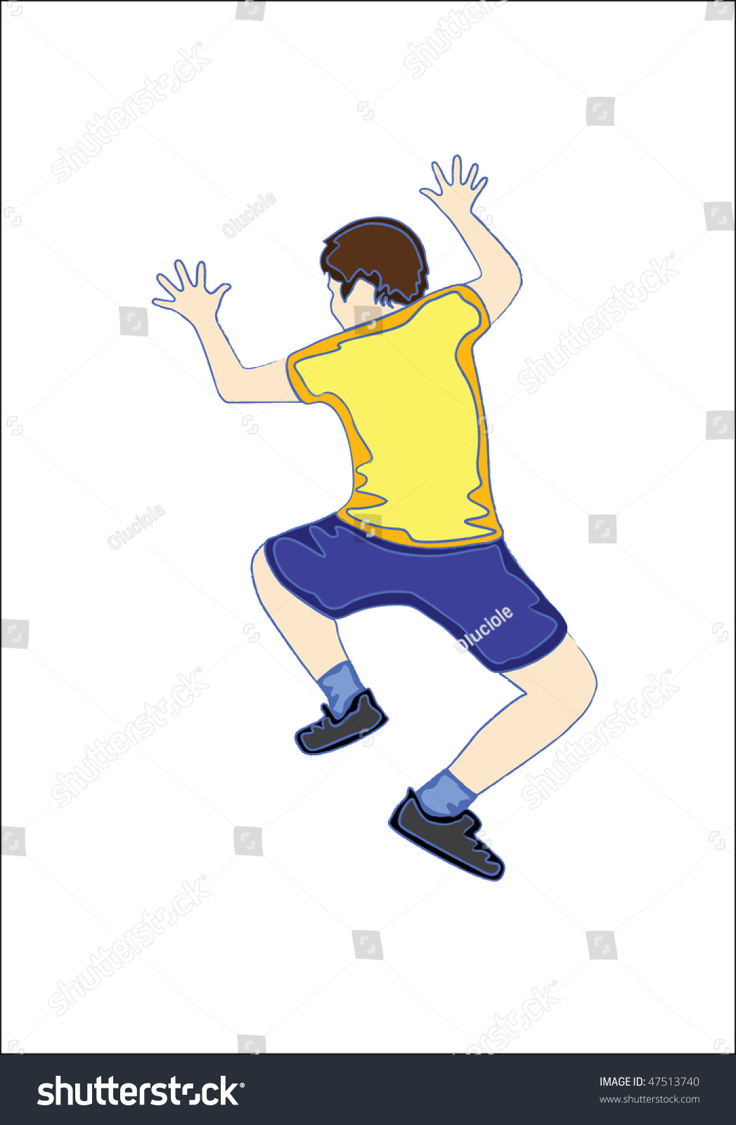 Dancing Boy Stock Vector (Royalty Free) 47513740 | Shutterstock