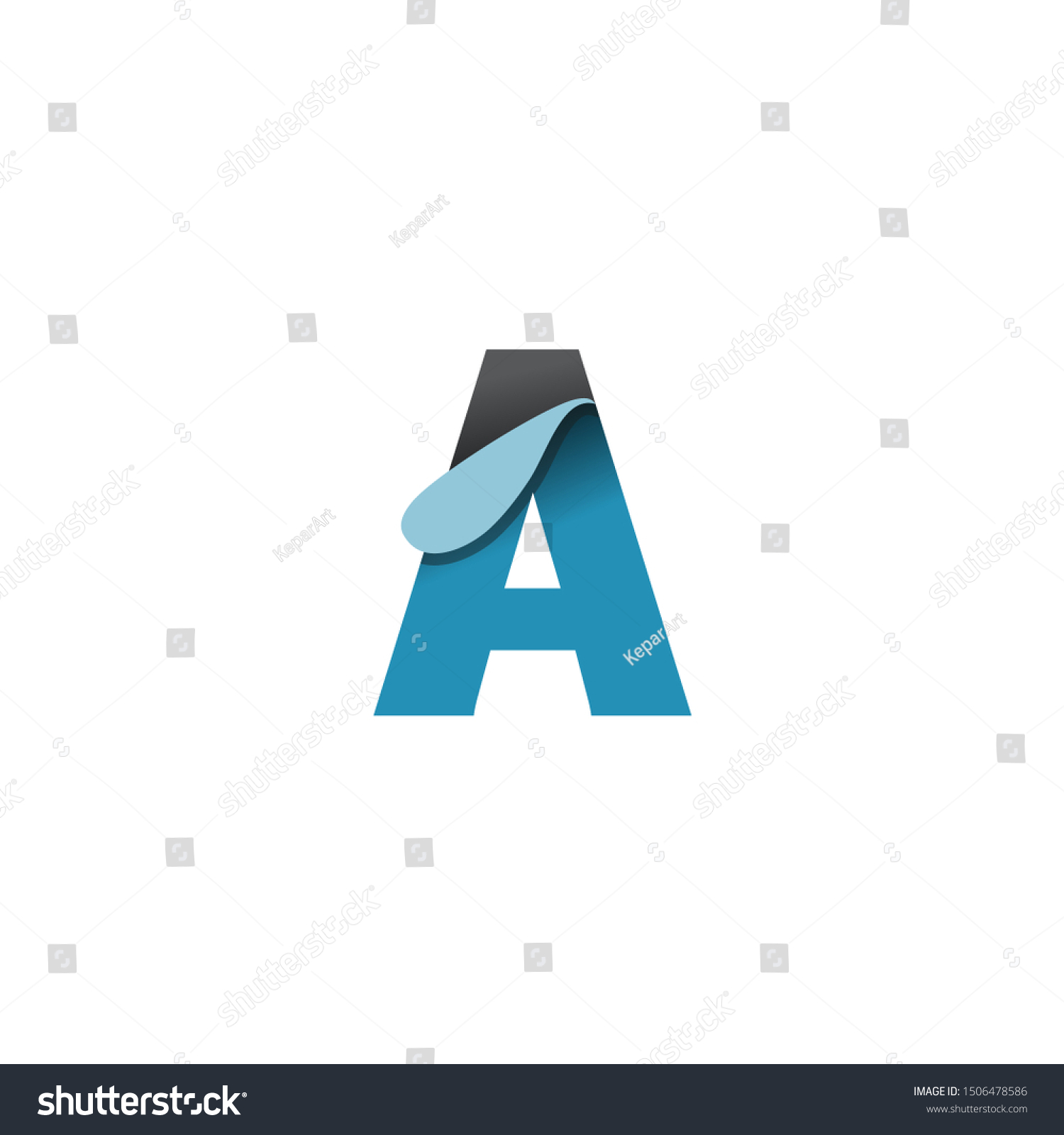 Folded Letter Logo Inspirations Stock Vector (Royalty Free) 1506478586 ...