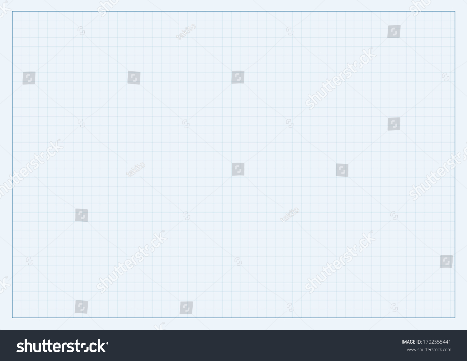 A4 Format Vector Grid Mockup Template Stock Vector (Royalty Free ...