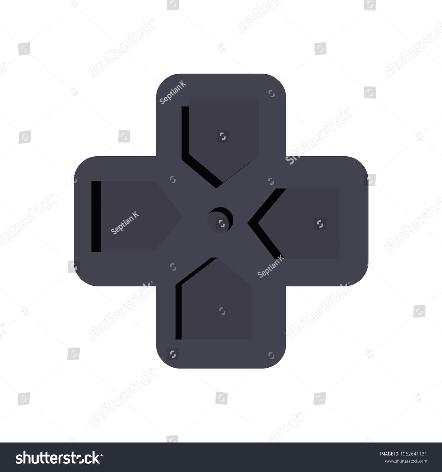 Geometric Object Button Icon Circle Triangle Stock Vector (Royalty Free ...