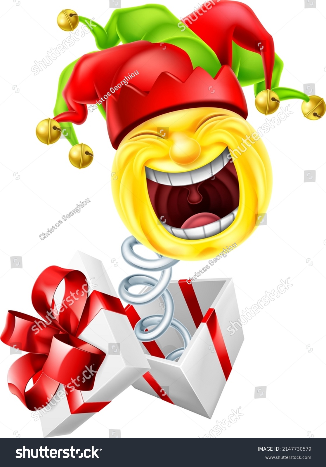 Jack Box Jester Fool Cartoon Emoticon Stock Vector Royalty Free 2147730579 Shutterstock