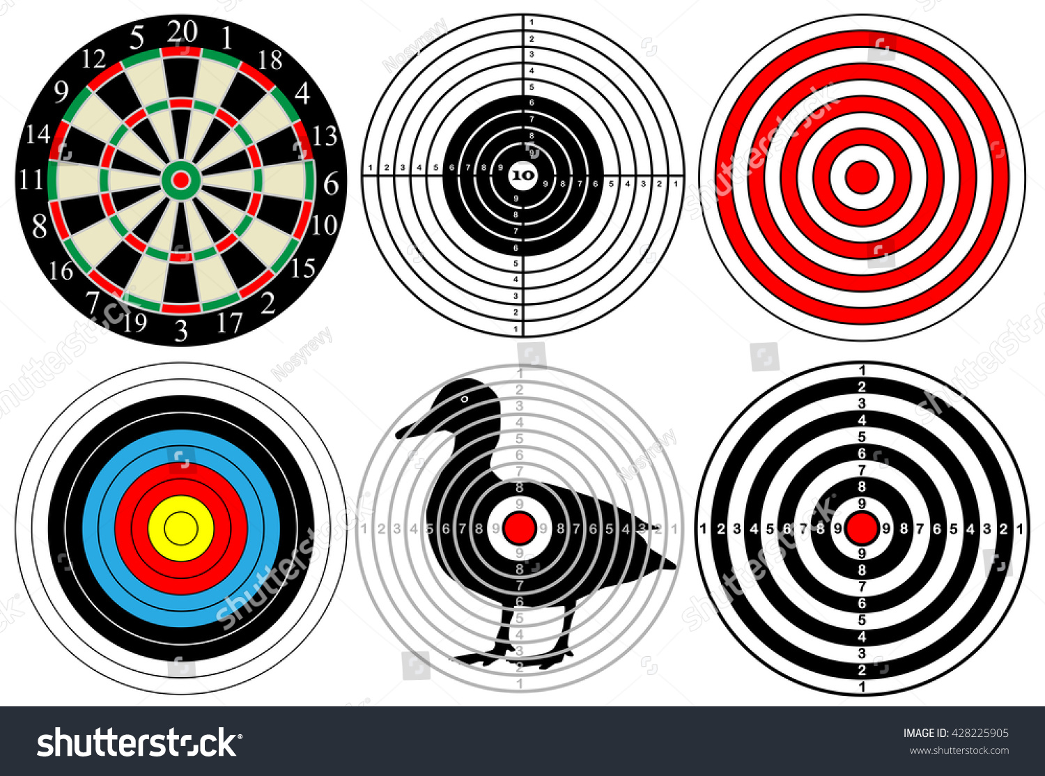 Large Set Different Targets Vector 스톡 벡터(로열티 프리) 428225905 | Shutterstock Large Set Different Targets Vector 스톡 벡터(로열티 프리) 428225905 | Shutterstock