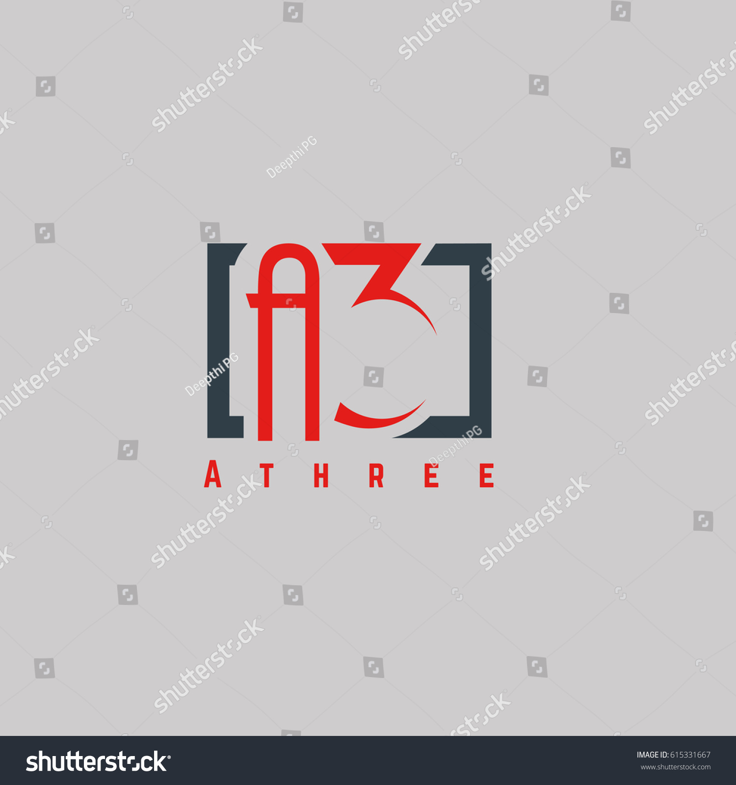 3 Letter Digit Logo Design Vector: เวกเตอร์สต็อก (ปลอดค่าลิขสิทธิ์ ...
