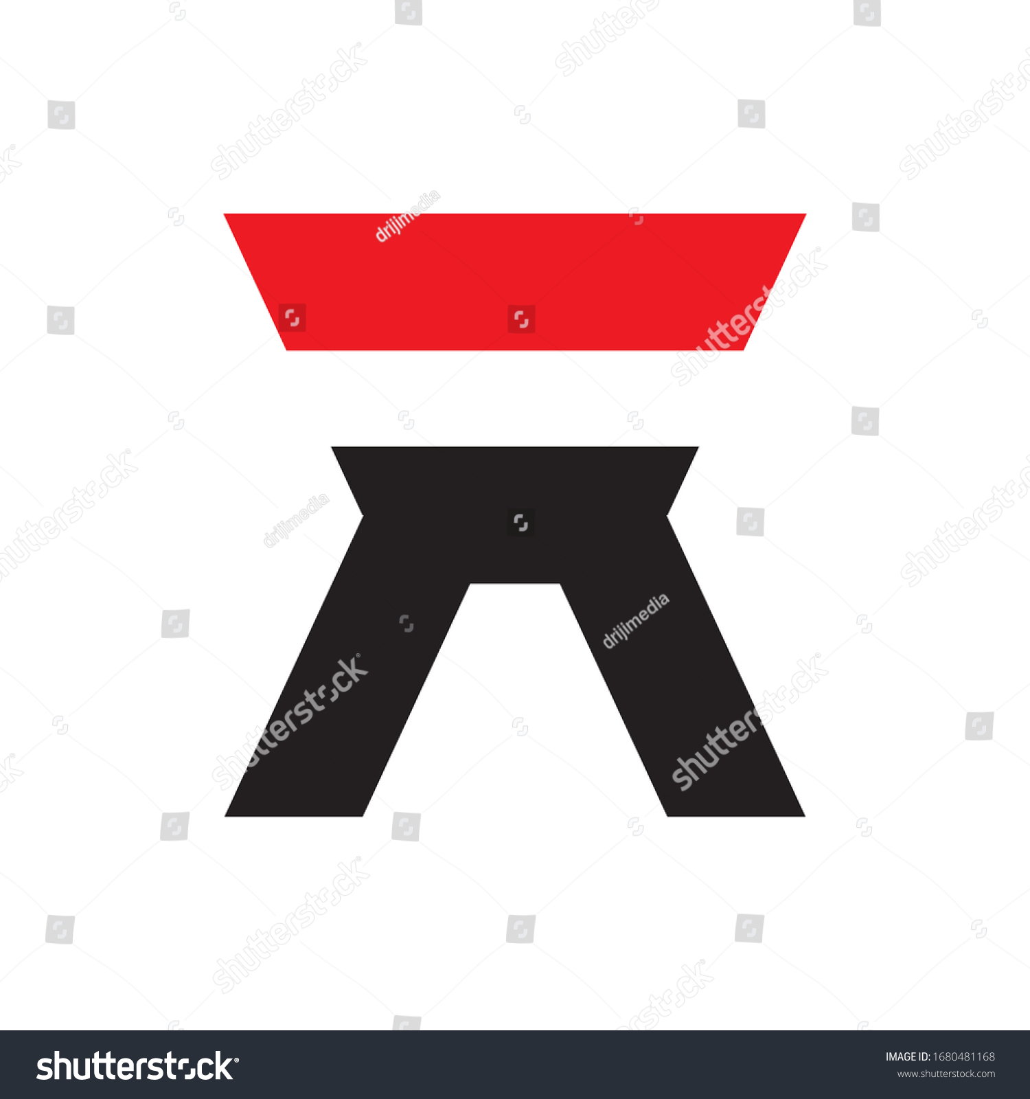 Letter Gate Logo Design Vector Stock Vector (Royalty Free) 1680481168