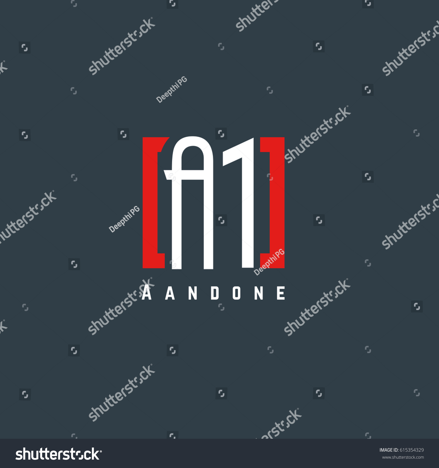 1 Letter Logo Design Vector Element Stock Vector (Royalty Free ...