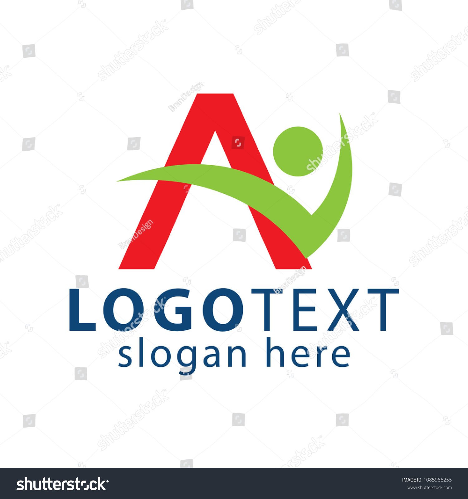 Letter People Logo Vector Stock Vector (Royalty Free) 1085966255 ...