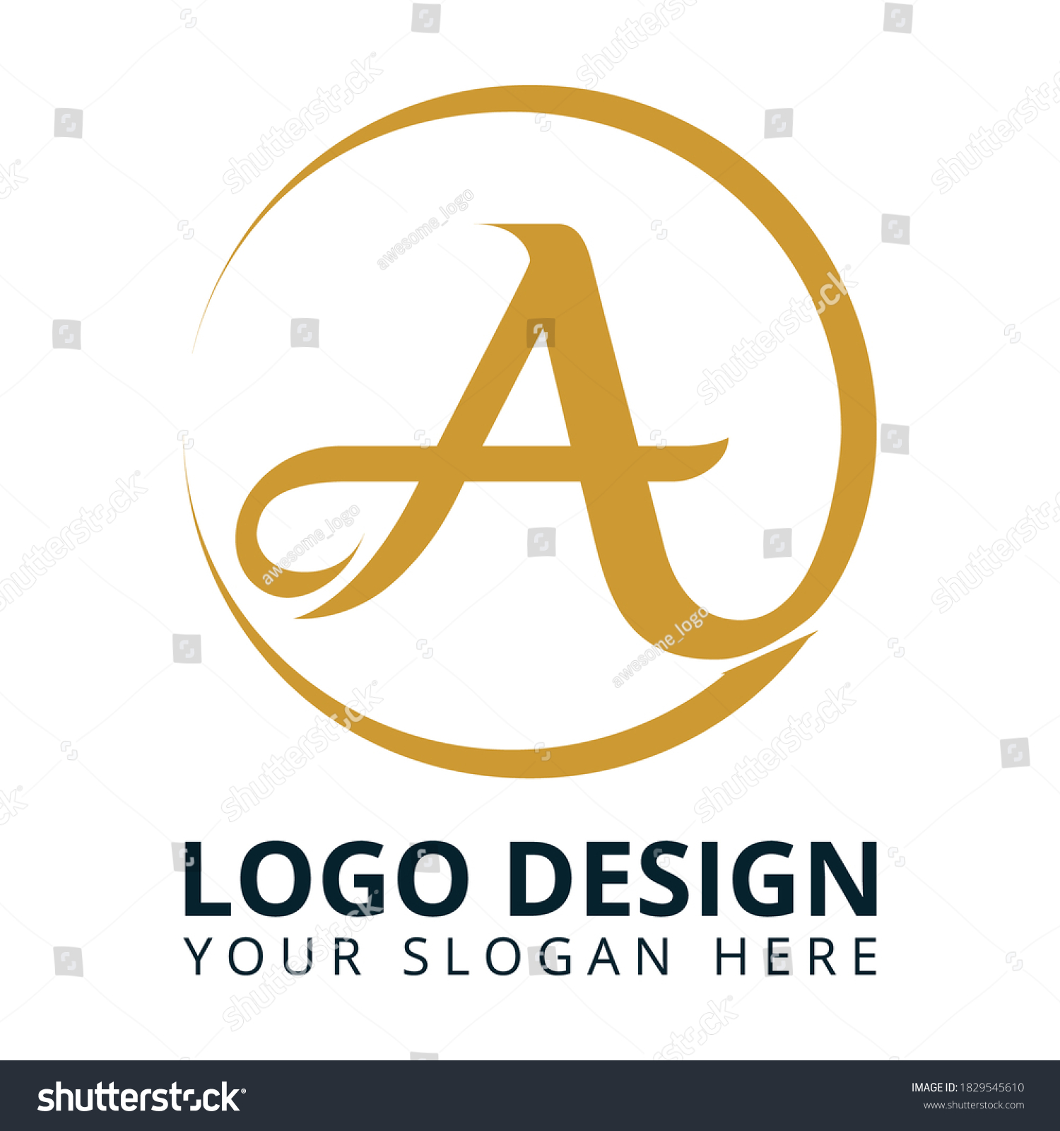 Letter Professional Logo Design Vector Stock Vector (Royalty Free ...