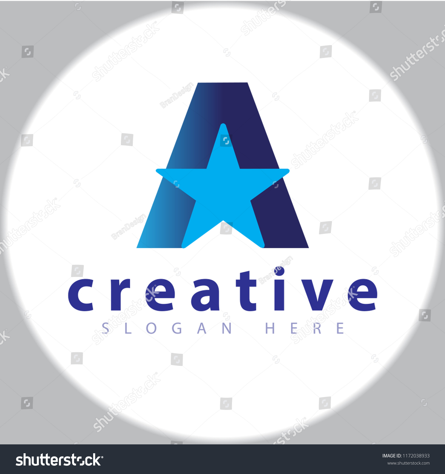 Letter Star Logo Design Vector Template Stock Vector (Royalty Free ...