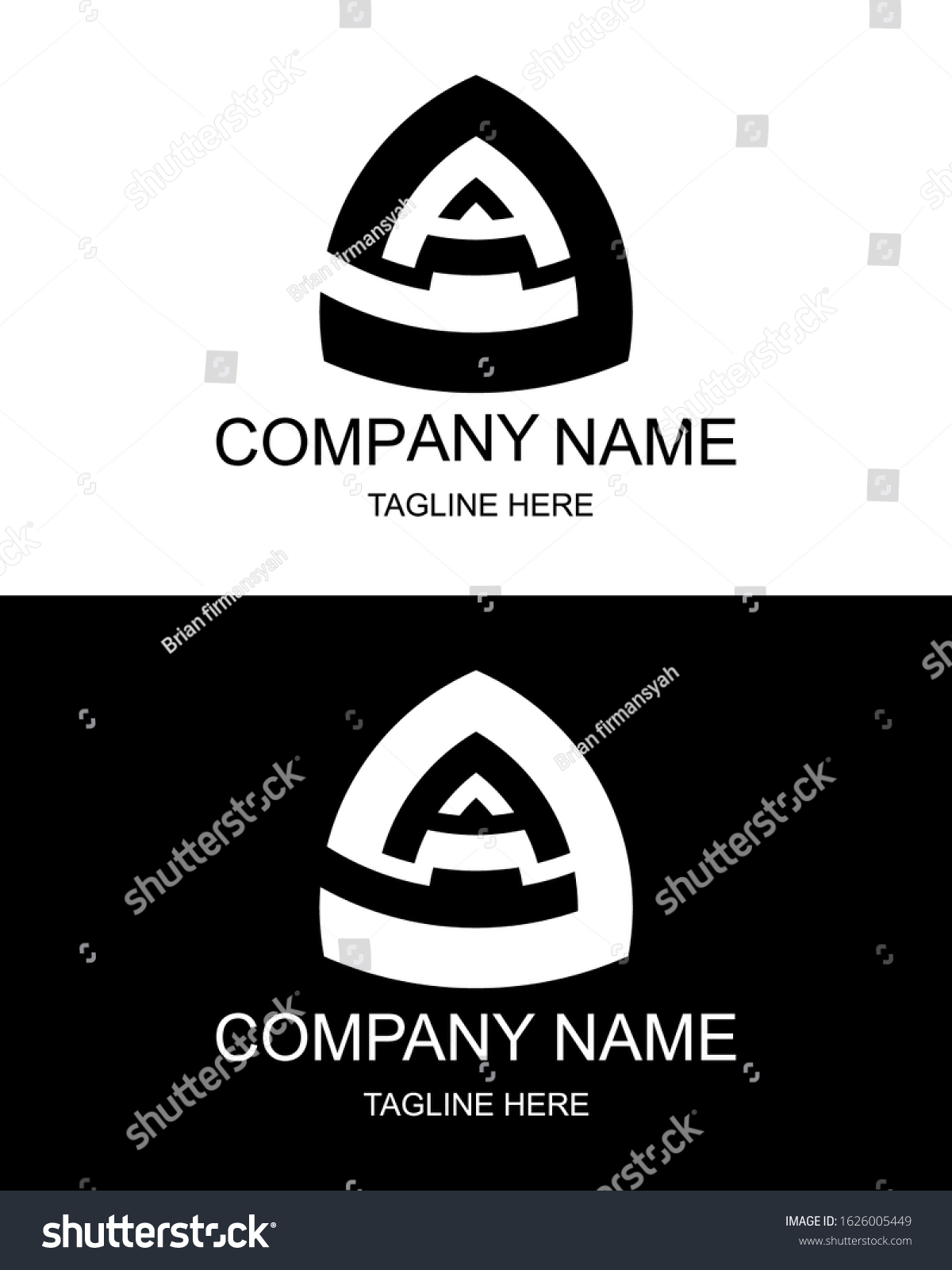 Logo Shield Company Icon Stock Vector (Royalty Free) 1626005449